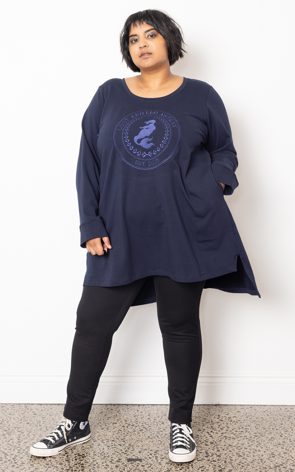 Mermaid Jumper – Zebrano | Designer Clothing NZ