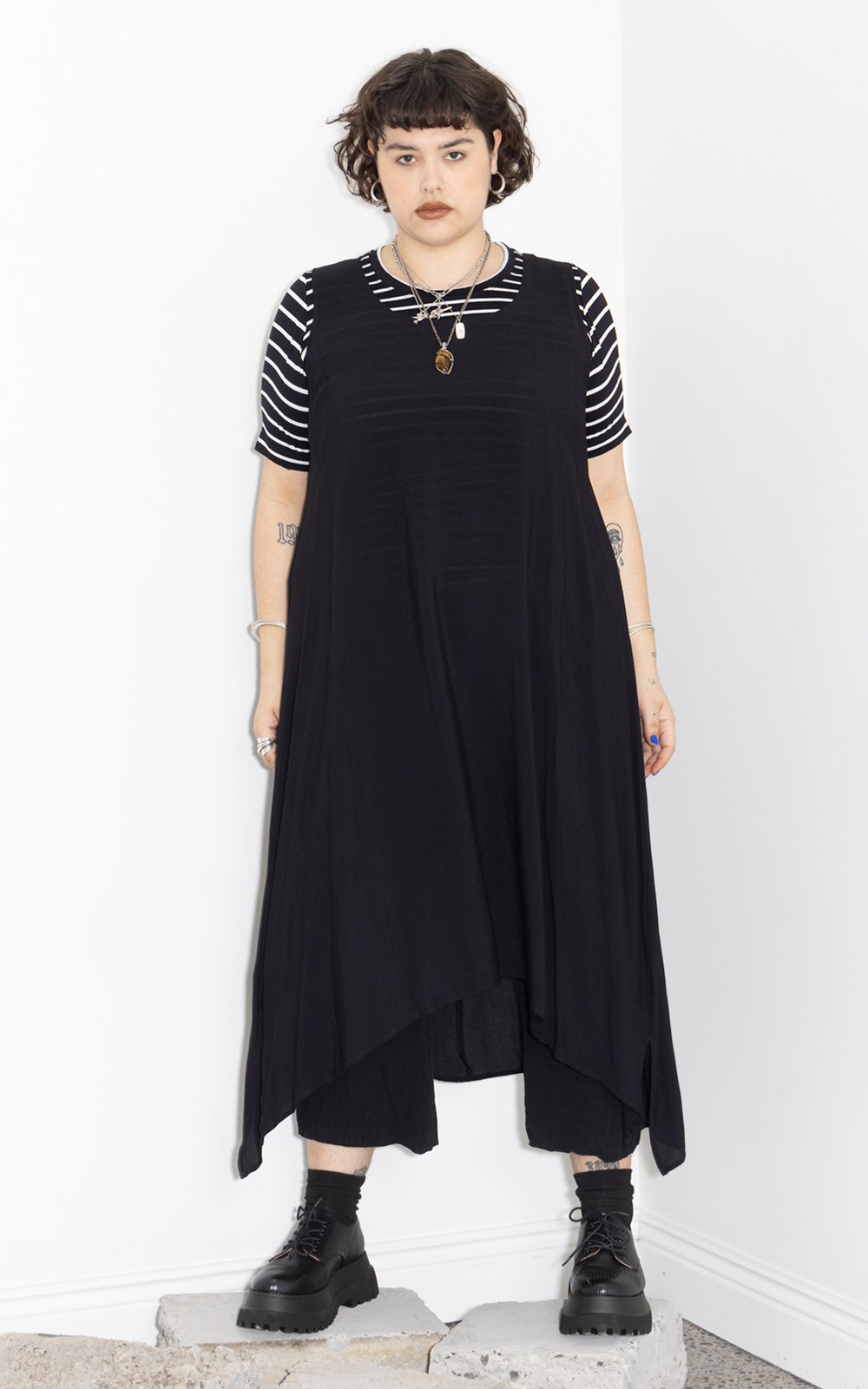 Layering Dress Viscose – Zebrano | Designer Clothing NZ