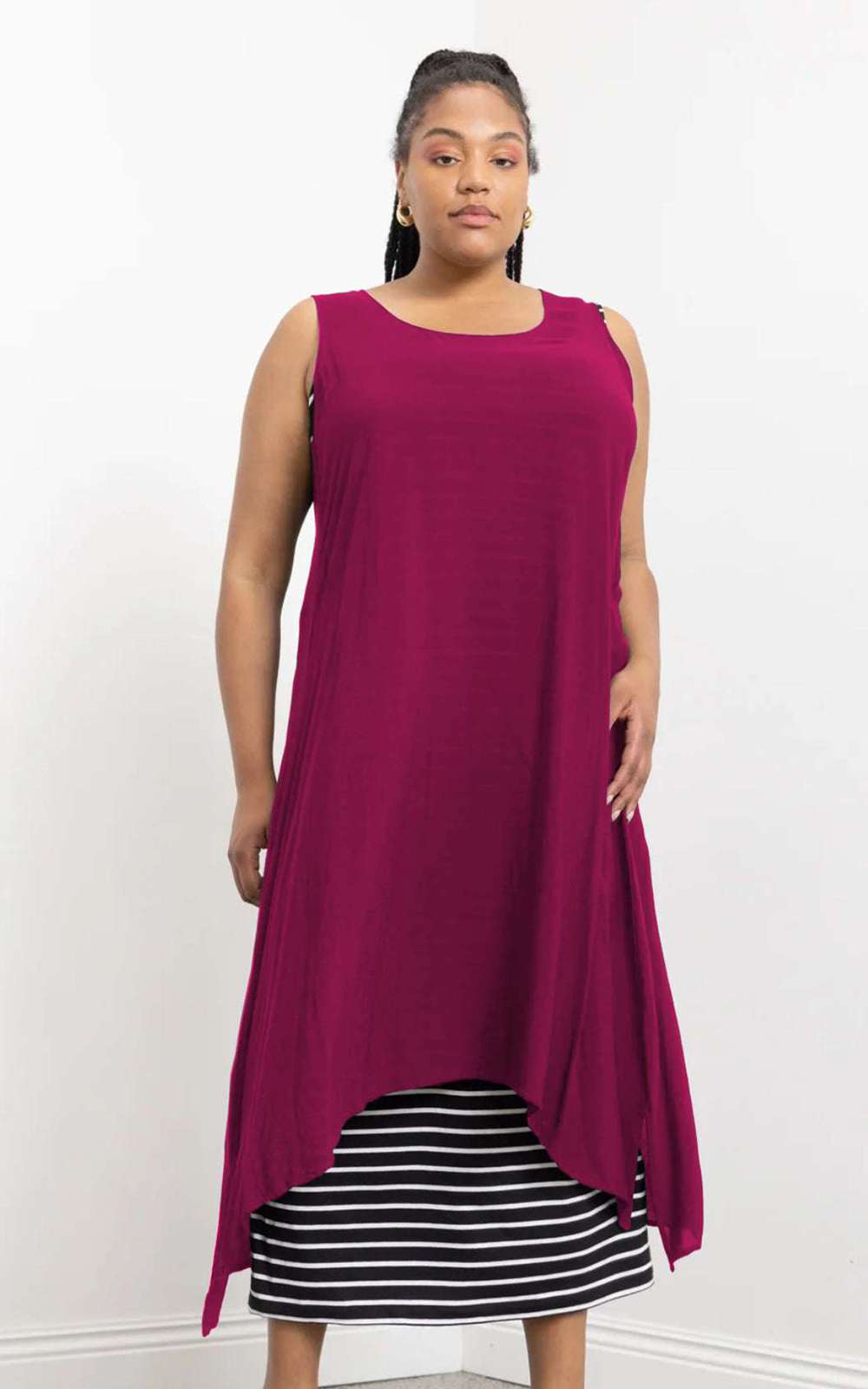 Layering Dress Viscose – Zebrano | Designer Clothing NZ