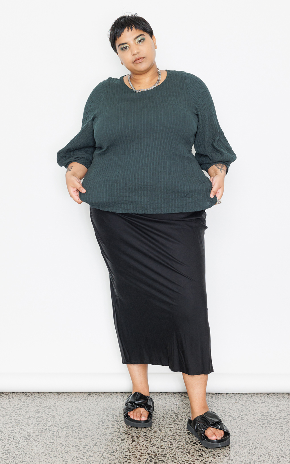 Maggie Top – Zebrano | Designer Clothing NZ