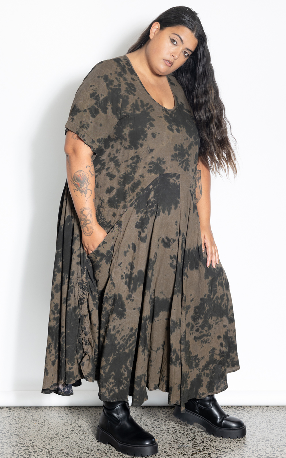 Kate Dress – Zebrano | Designer Clothing NZ