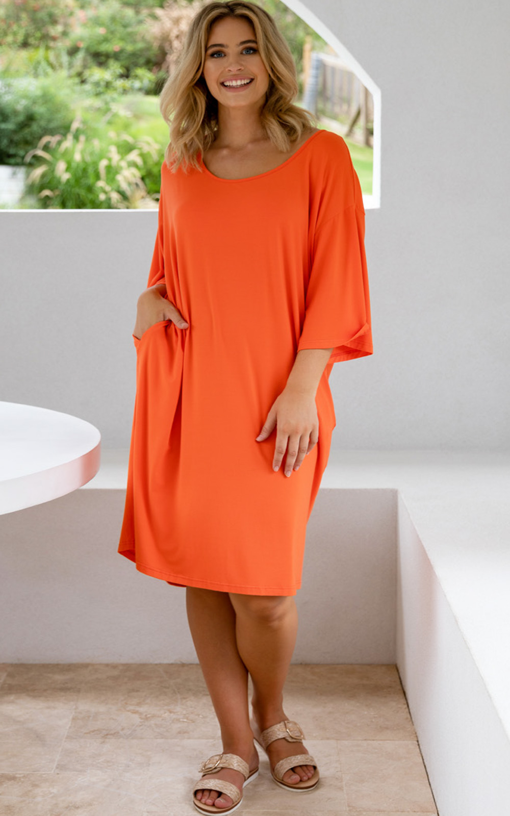 Bianca Dress – Zebrano | Designer Clothing NZ
