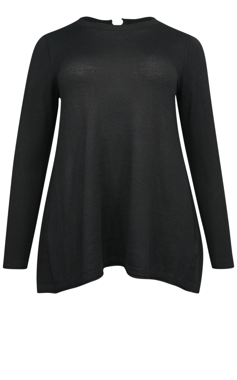 Cabin Stitched A-Line Jumper – Zebrano | Designer Clothing NZ