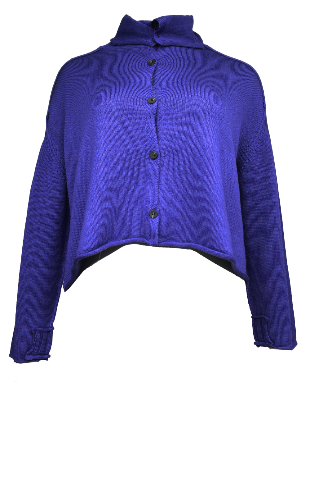 Drafty Crop Cardigan – Zebrano | Designer Clothing NZ