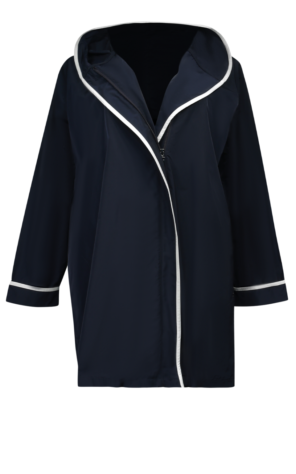 Lightweight Trapeze Coat – Zebrano | Designer Clothing NZ