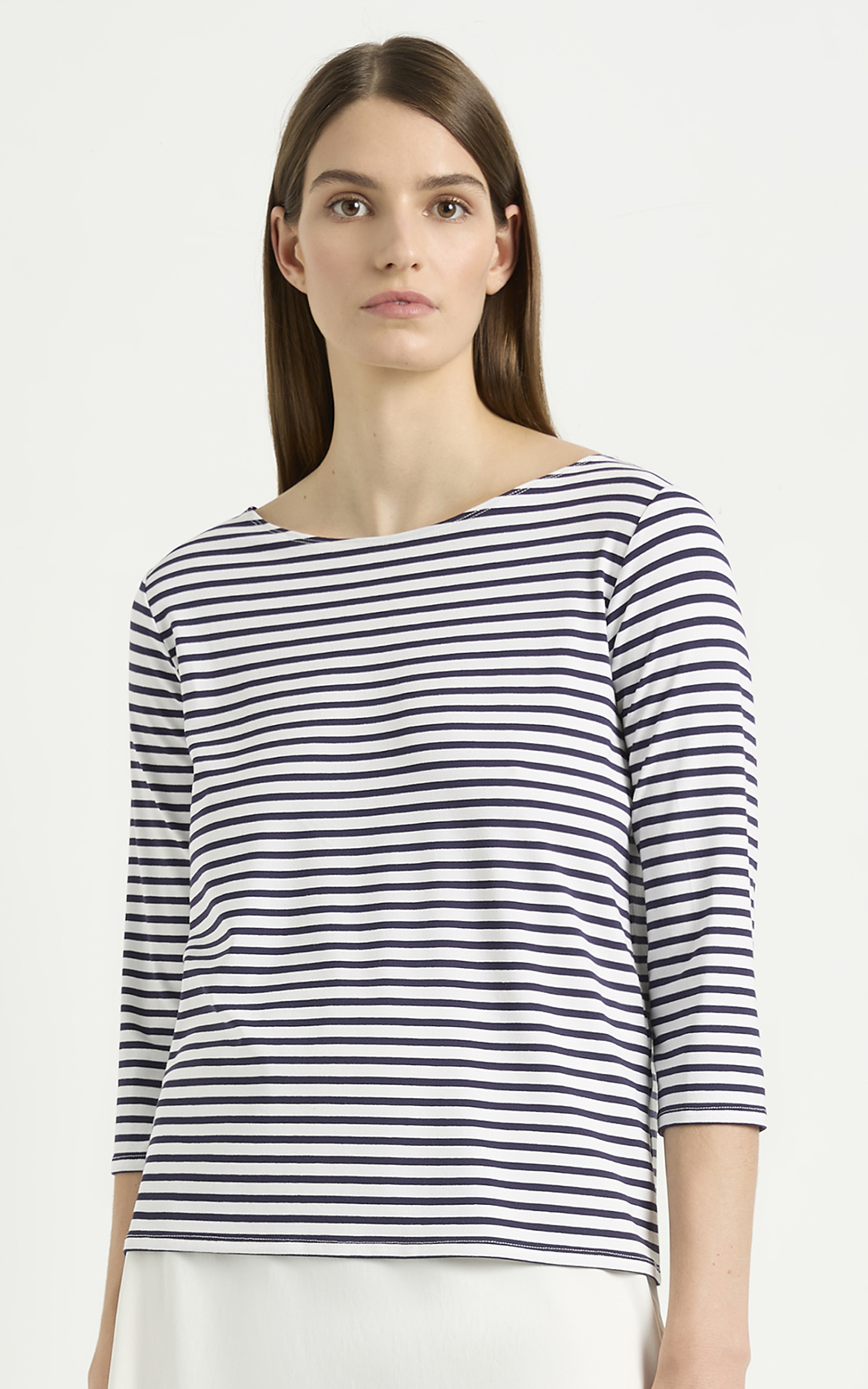 Relaxed Boat Neck – Zebrano | Designer Clothing NZ