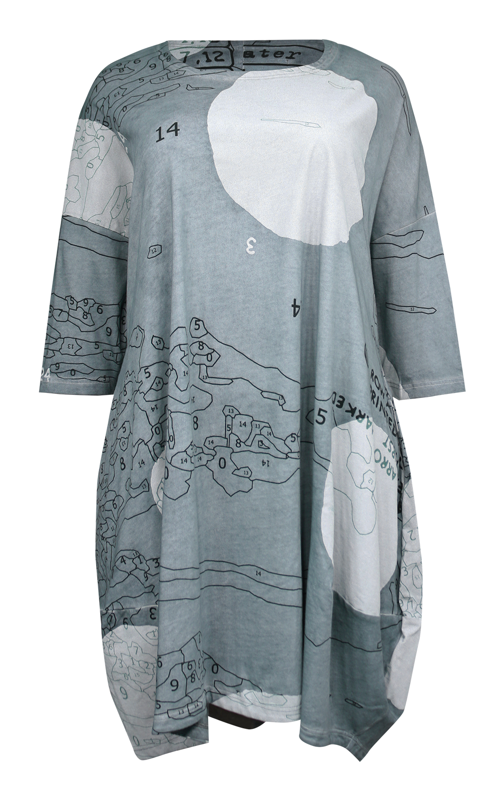 Numbers Knit Dress – Zebrano | Designer Clothing NZ