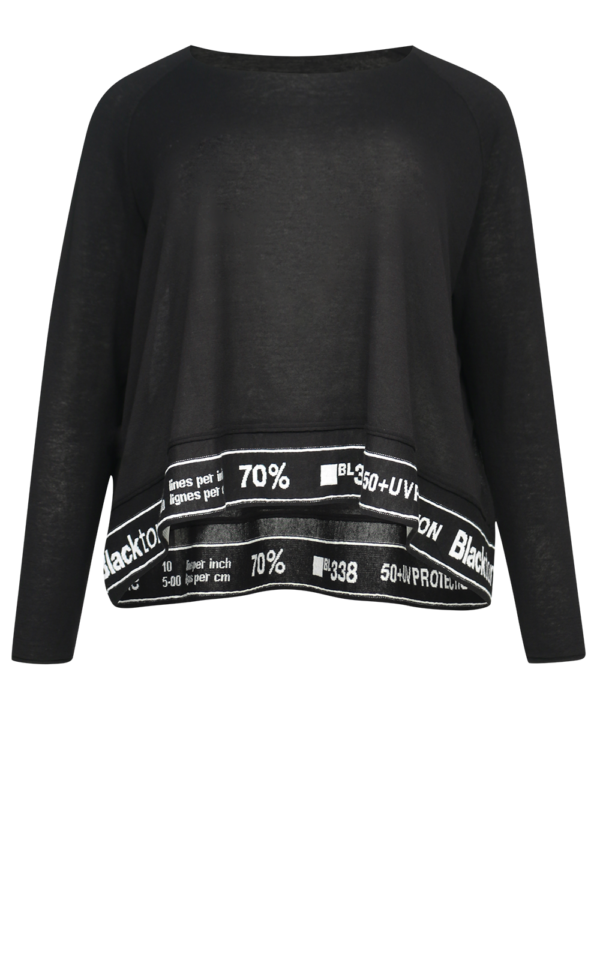 Cabin Stitched A-Line Jumper – Zebrano | Designer Clothing NZ