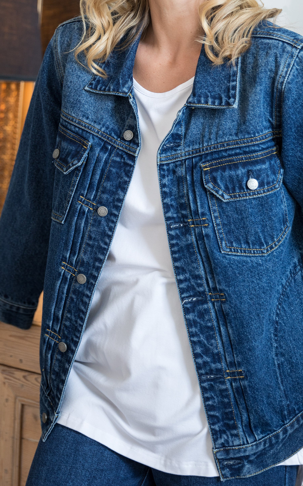Denim Basic Jacket – Zebrano | Designer Clothing NZ