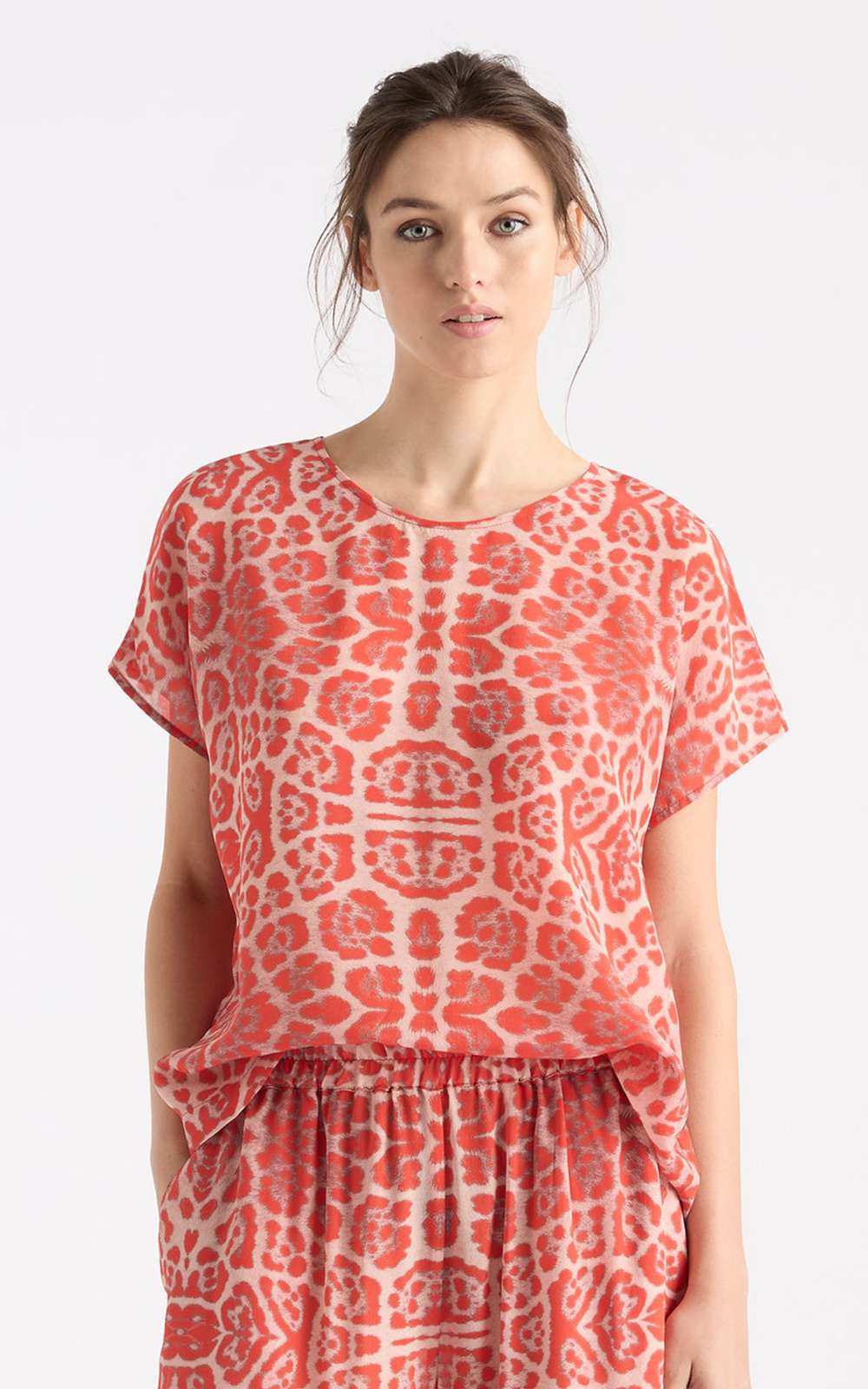 Cap Shell In Spice Animal – Zebrano | Designer Clothing NZ