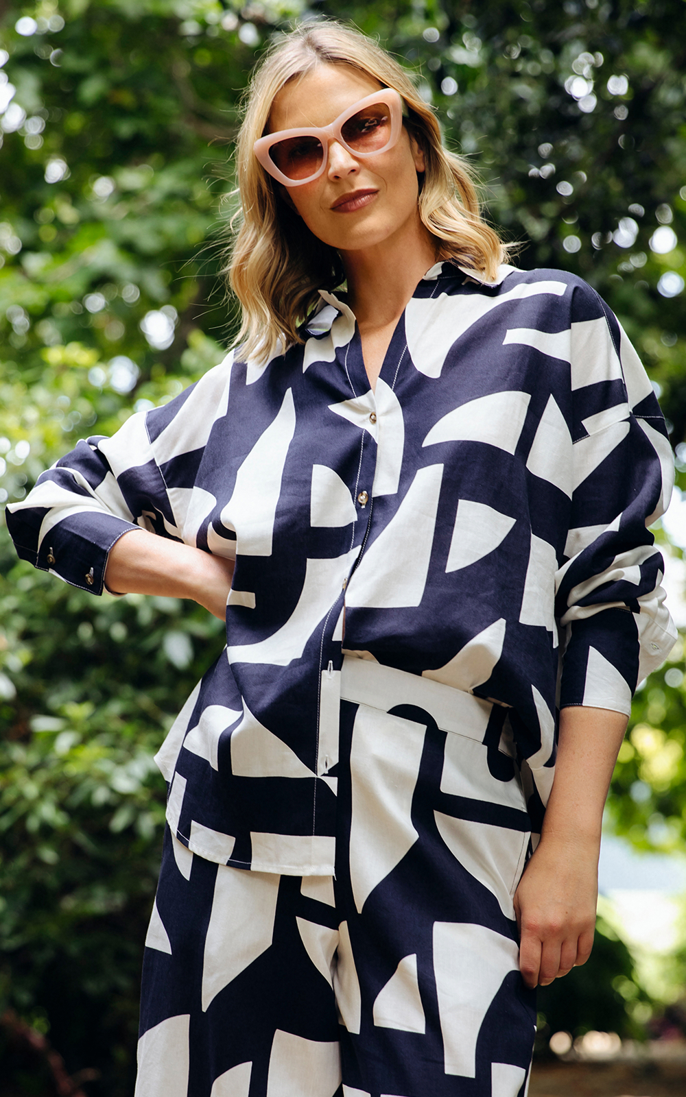 Dali Abstract Shirt – Zebrano | Designer Clothing NZ