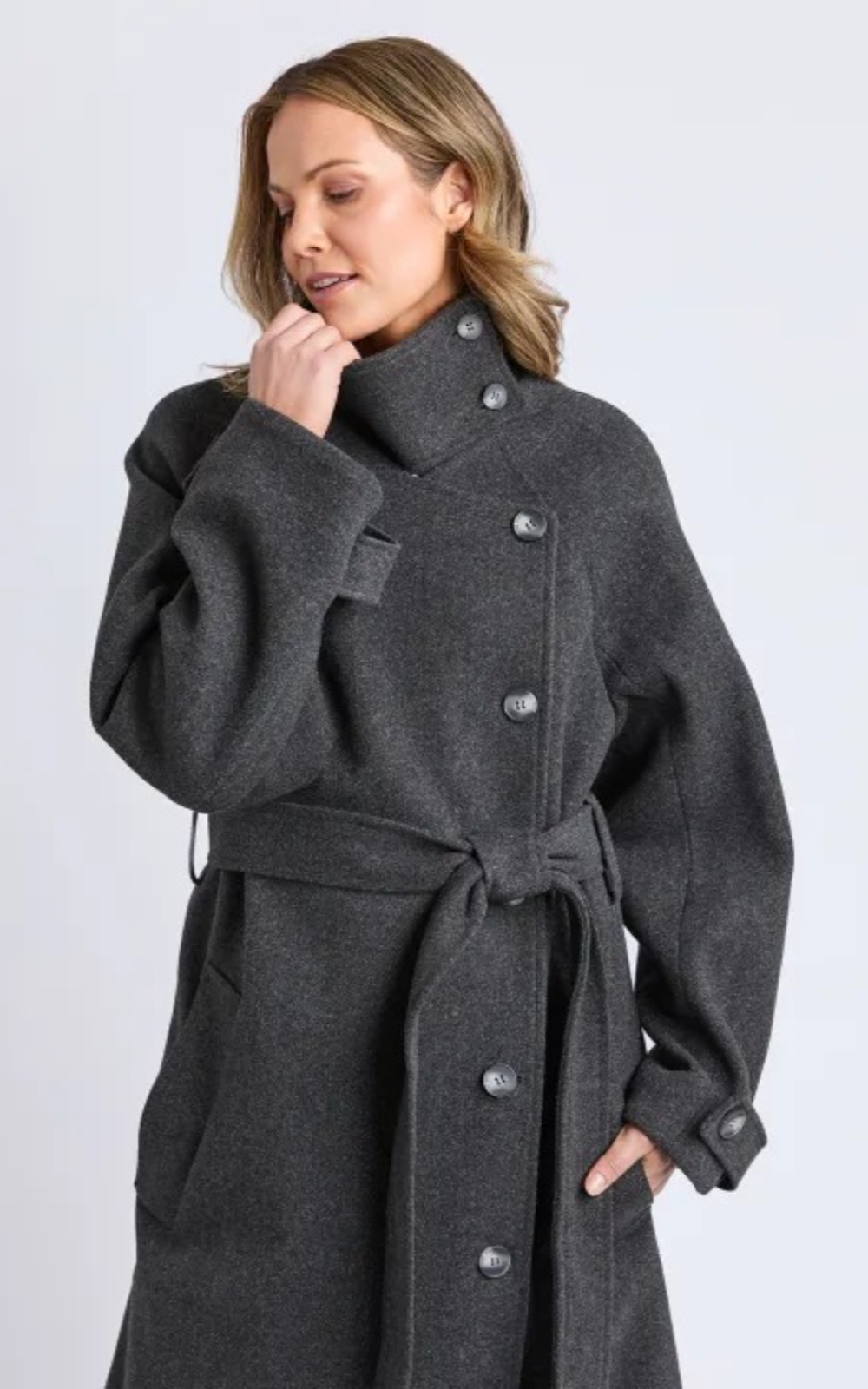 Caroline Coat – Zebrano | Designer Clothing NZ