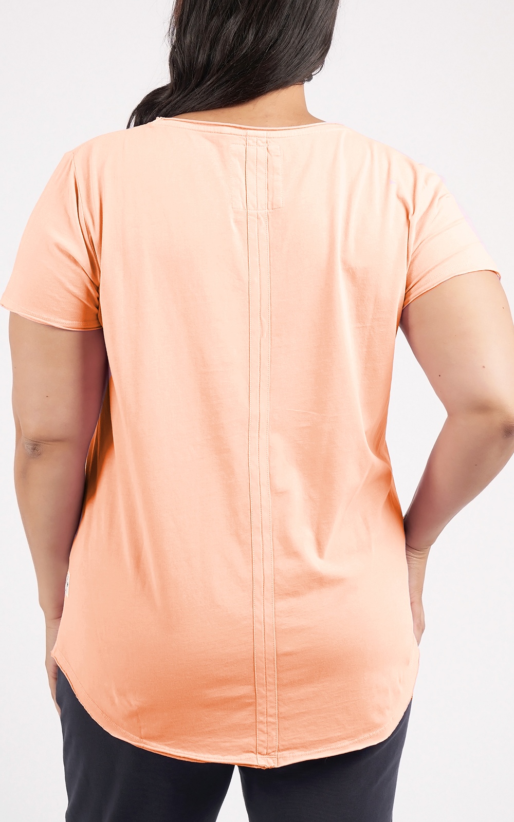 Fundamental Vee Tee – Zebrano | Designer Clothing NZ