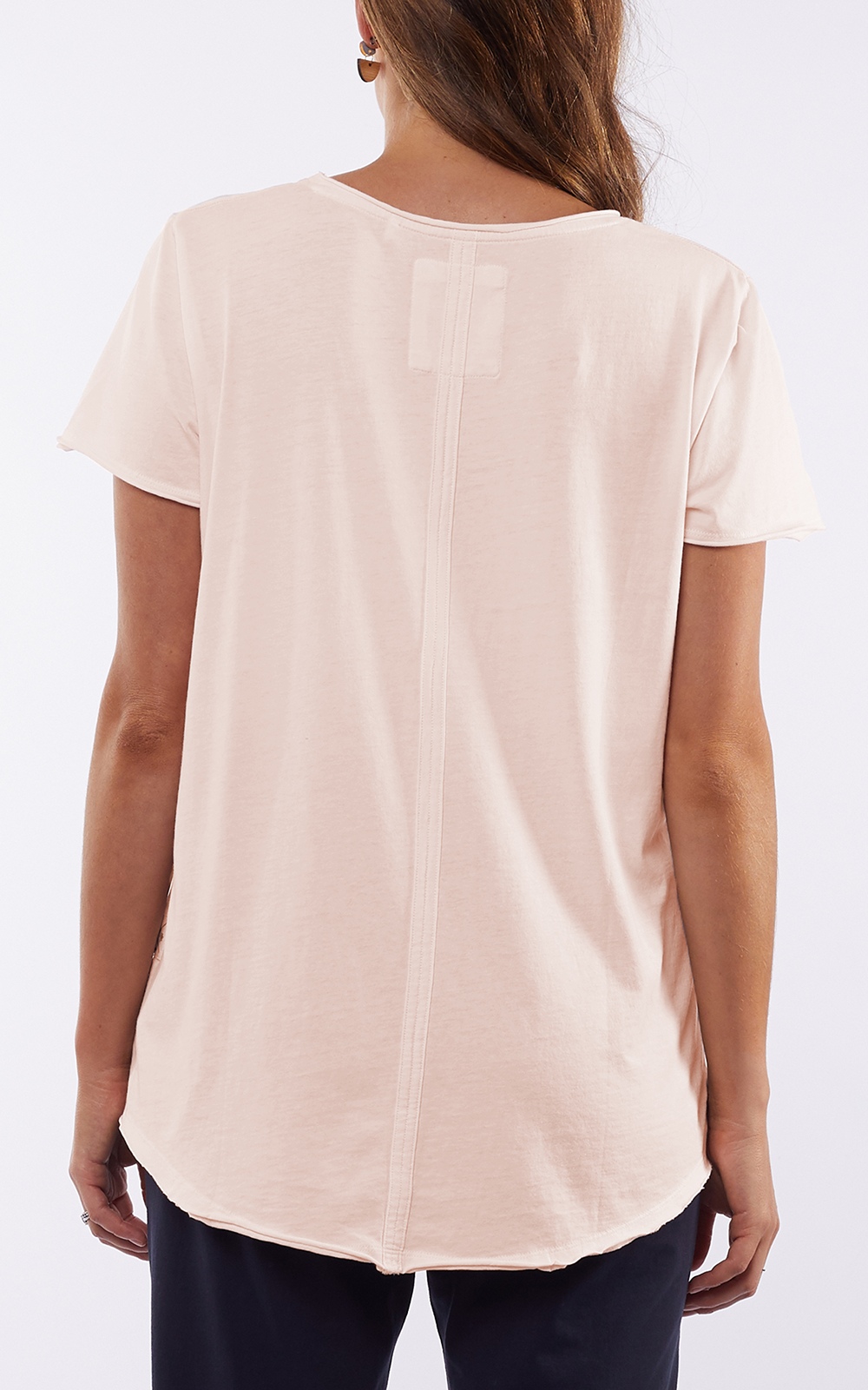 Fundamental Vee Tee – Zebrano | Designer Clothing NZ