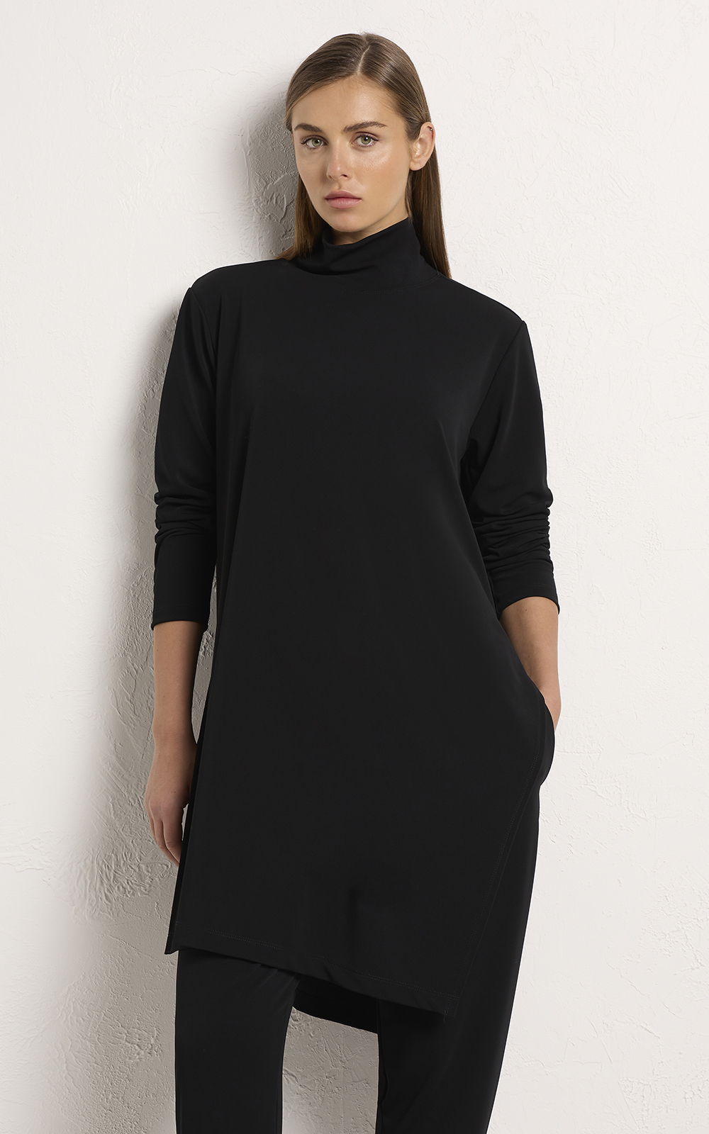 Funnel Maxi Top – Zebrano | Designer Clothing NZ