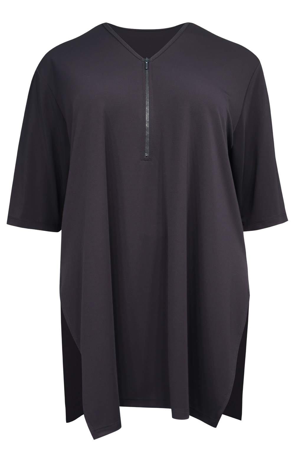 V Zip Tunic – Zebrano | Designer Clothing NZ