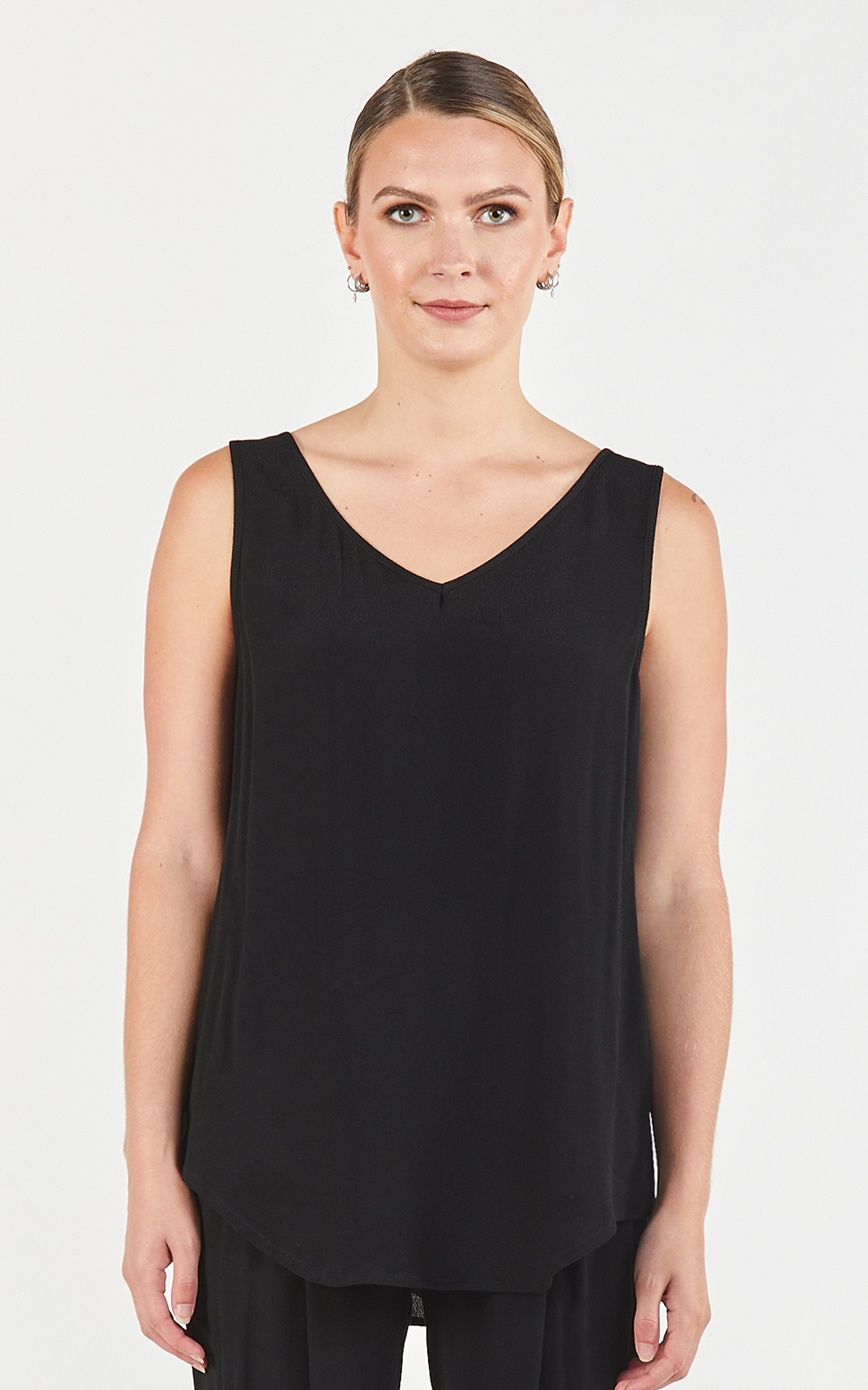 Silhouette Reversible Cami – Zebrano | Designer Clothing NZ