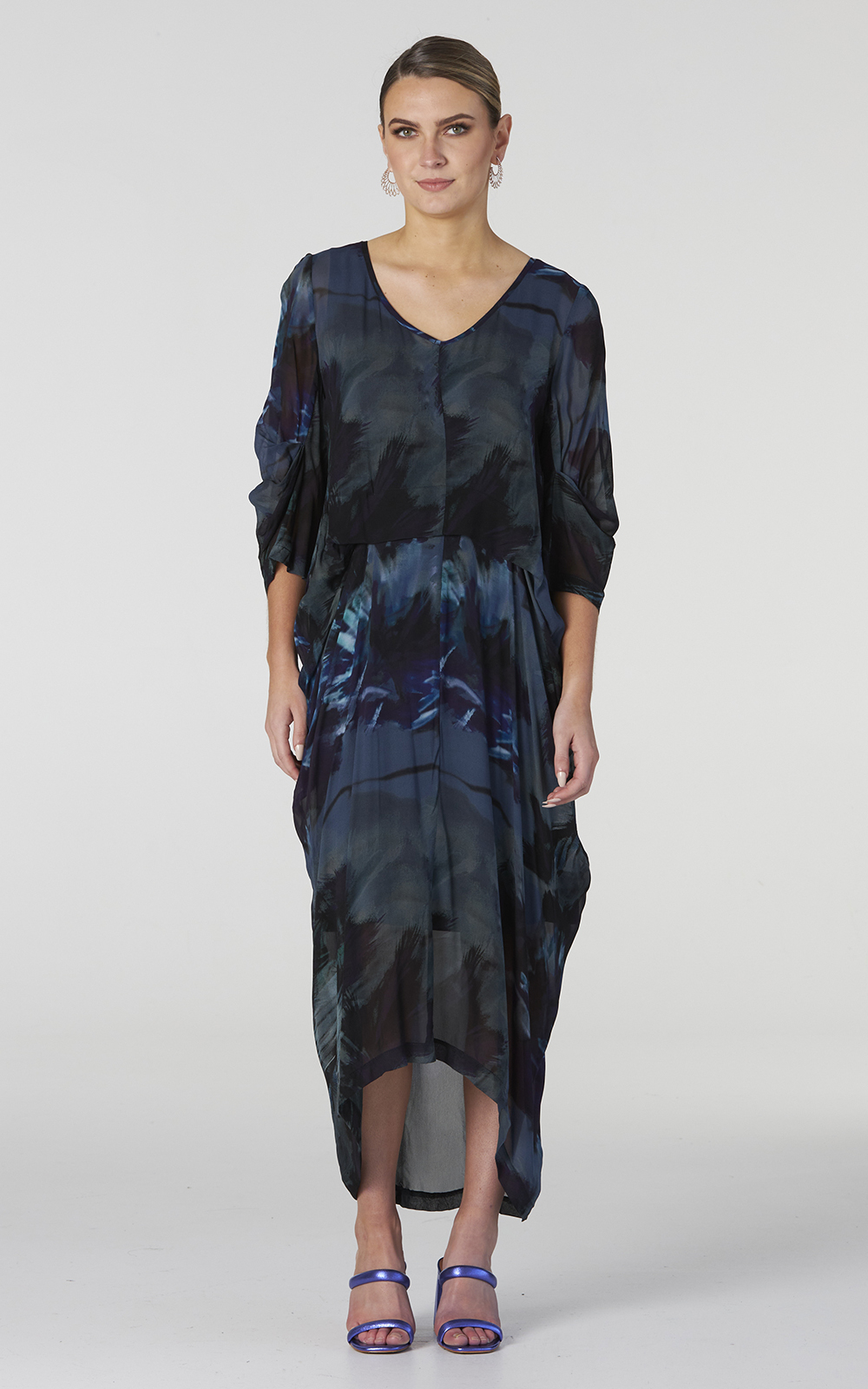 Tokyo Tuck Dress – Zebrano | Designer Clothing NZ