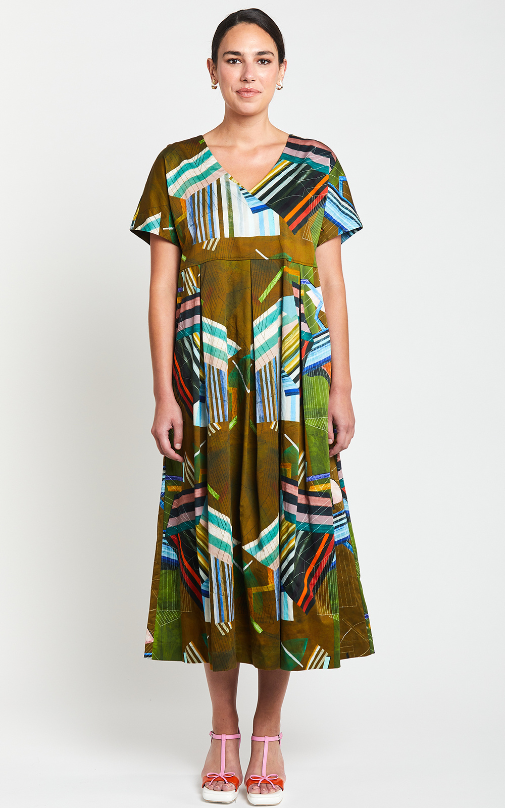 Picasso Midi Dress – Zebrano | Designer Clothing NZ