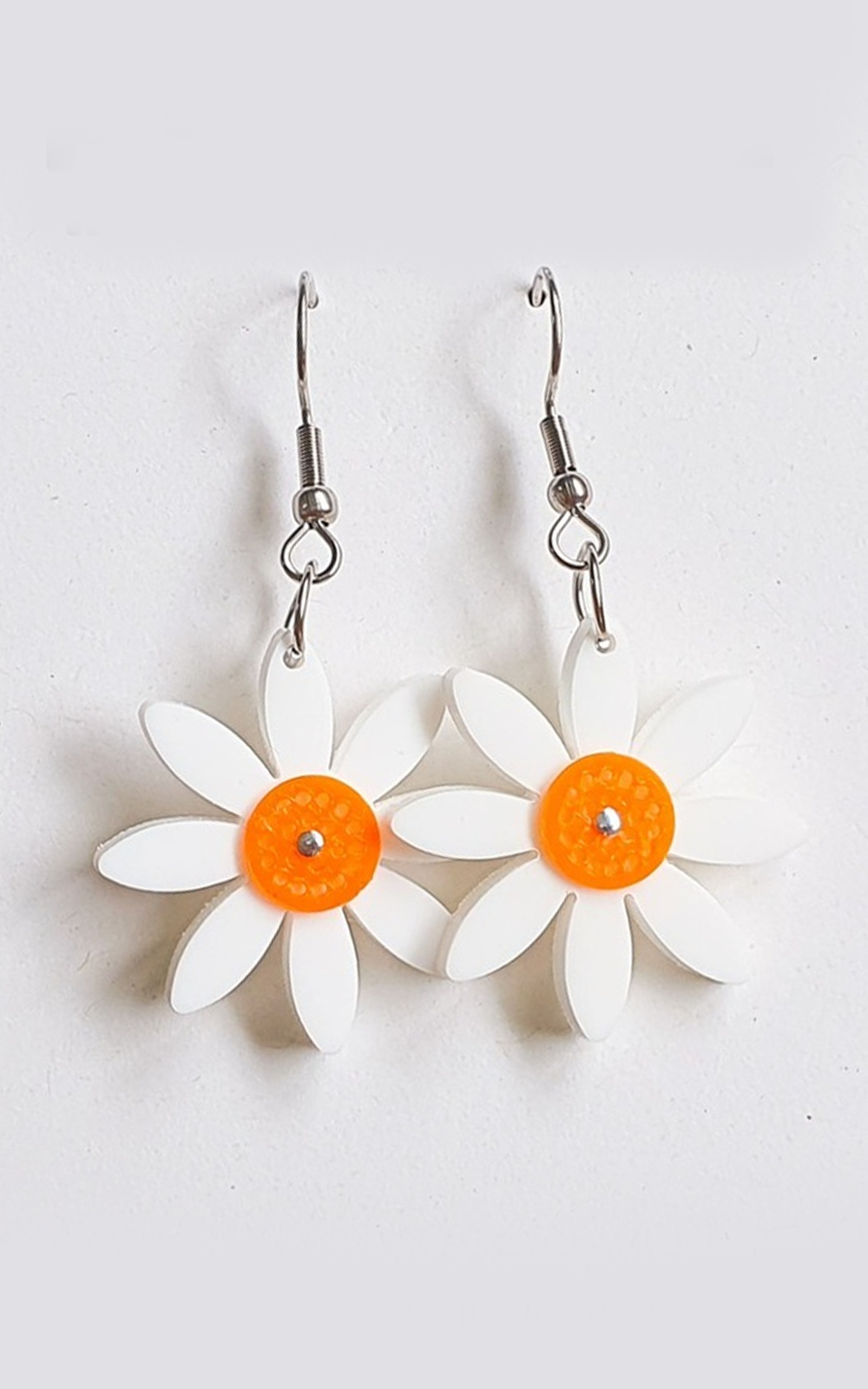 Akaroa Daisy Earrings – Zebrano | Designer Clothing NZ