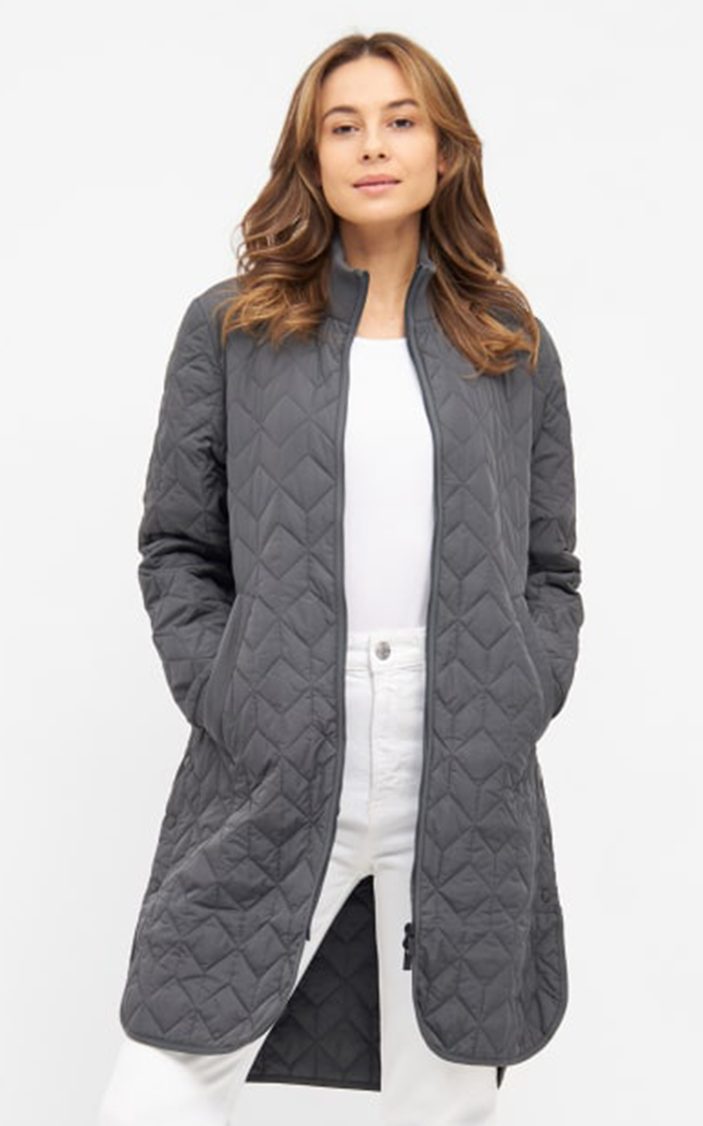 Padded Quilt Coat – Zebrano | Designer Clothing NZ