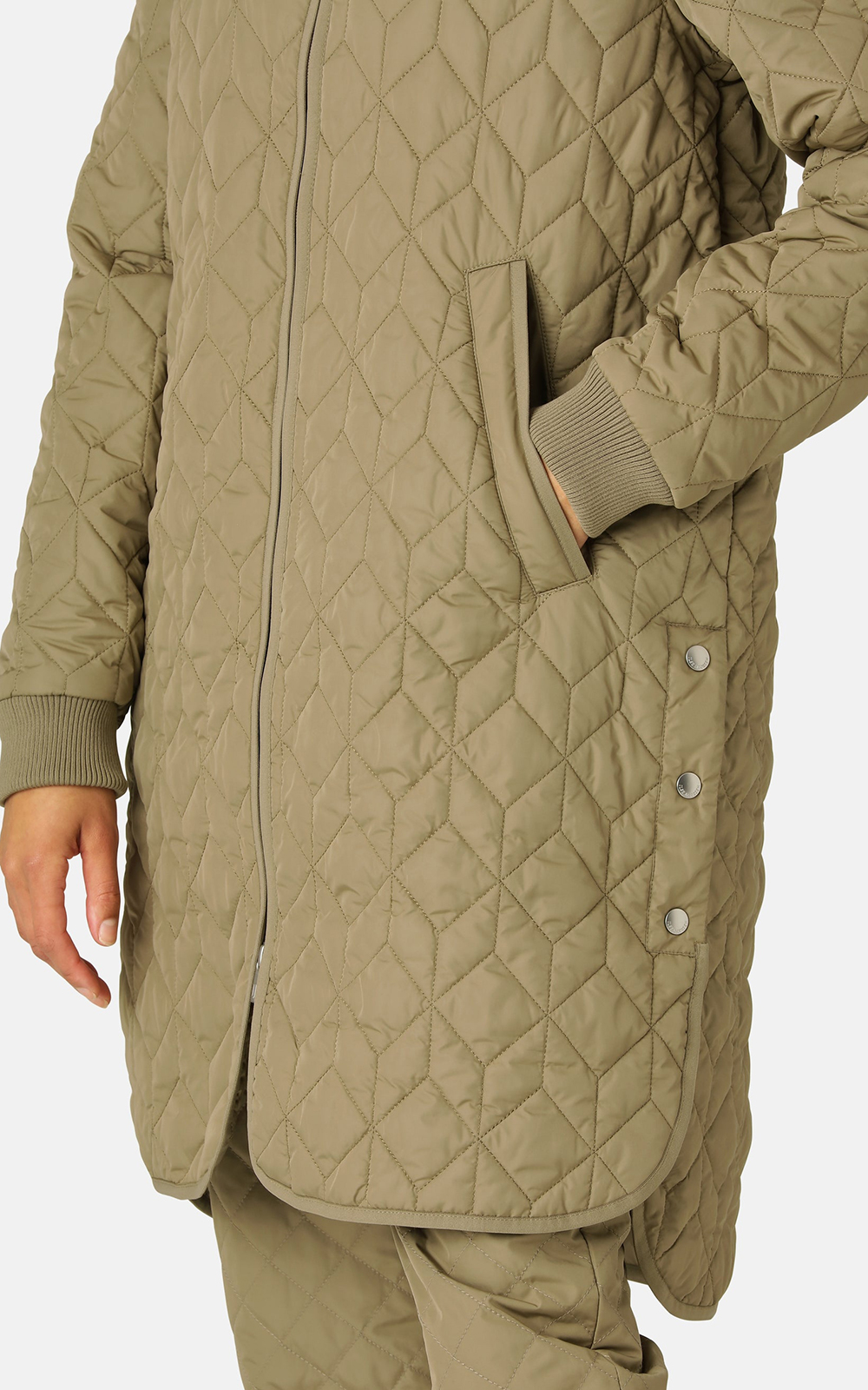 Padded Quilt Coat – Zebrano | Designer Clothing NZ