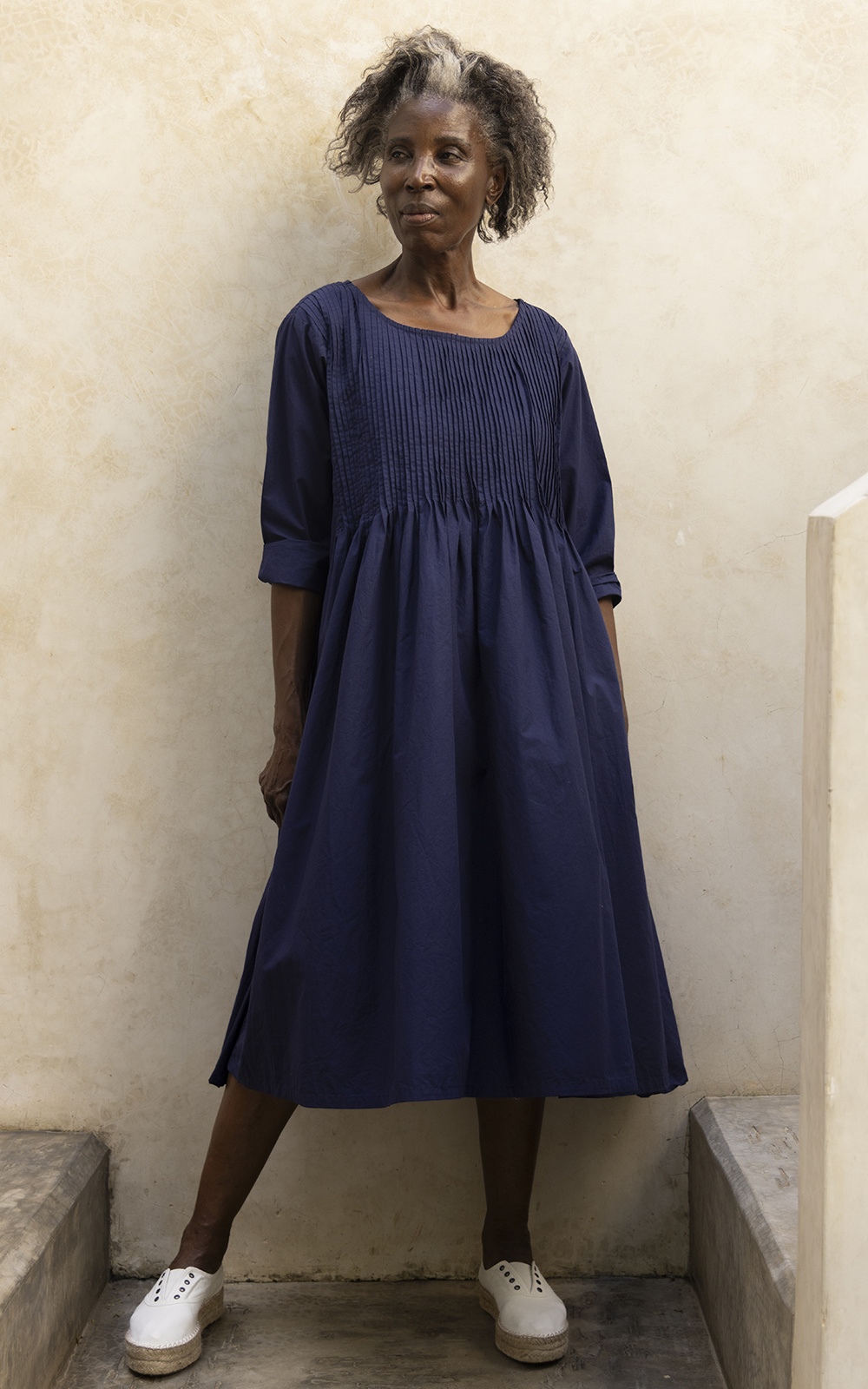 Asili Dress Cotton Poplin – Zebrano | Designer Clothing NZ