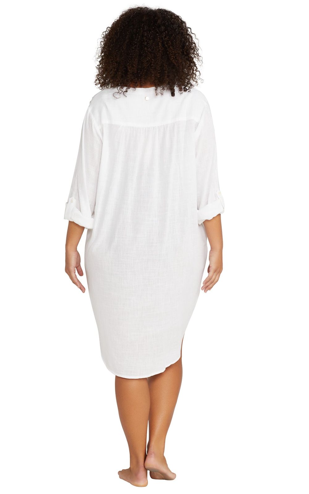 Gershwin Button Placket OverShirt Cover Up – Zebrano | Designer Clothing NZ