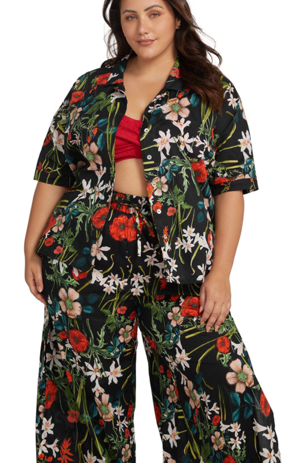 Grainger Cotton Loose Open Pant – Zebrano | Designer Clothing NZ