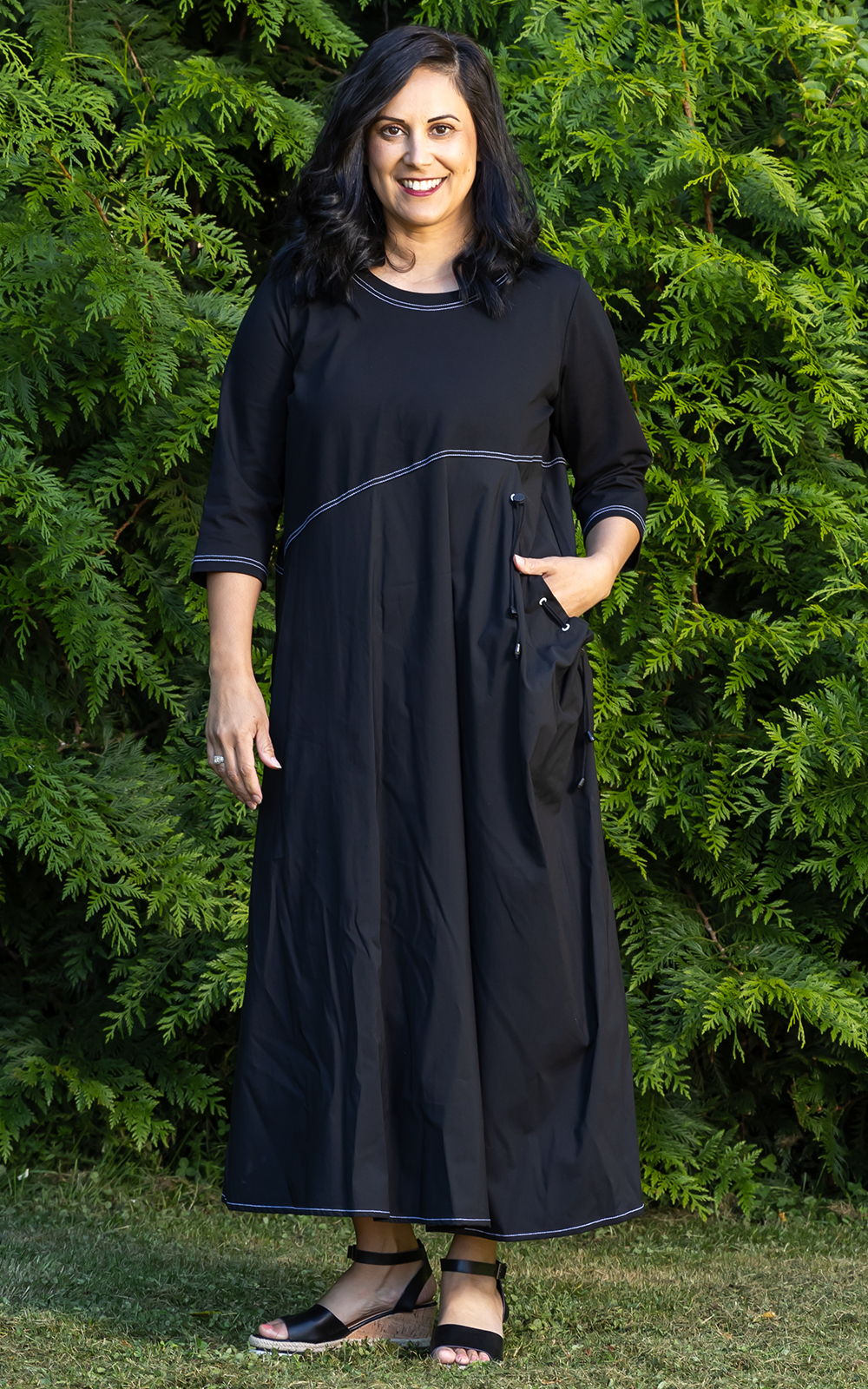 Observe Dress – Zebrano | Designer Clothing NZ