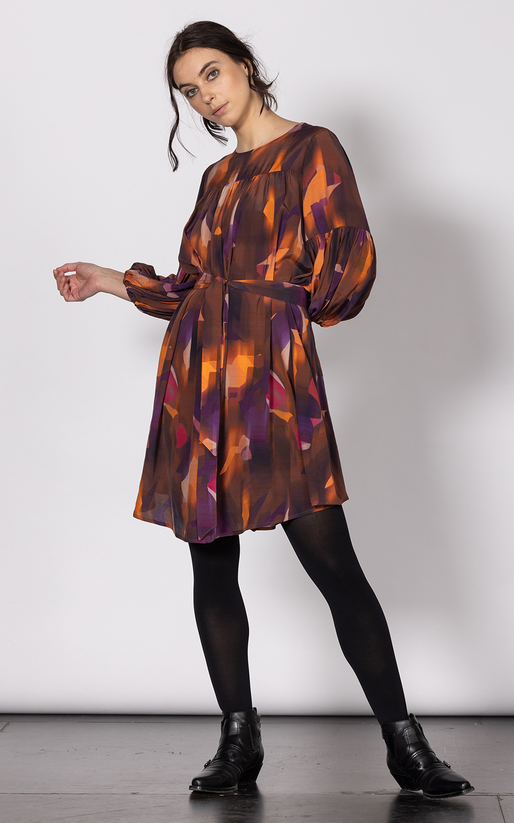 Doris Day Dress – Zebrano | Designer Clothing NZ