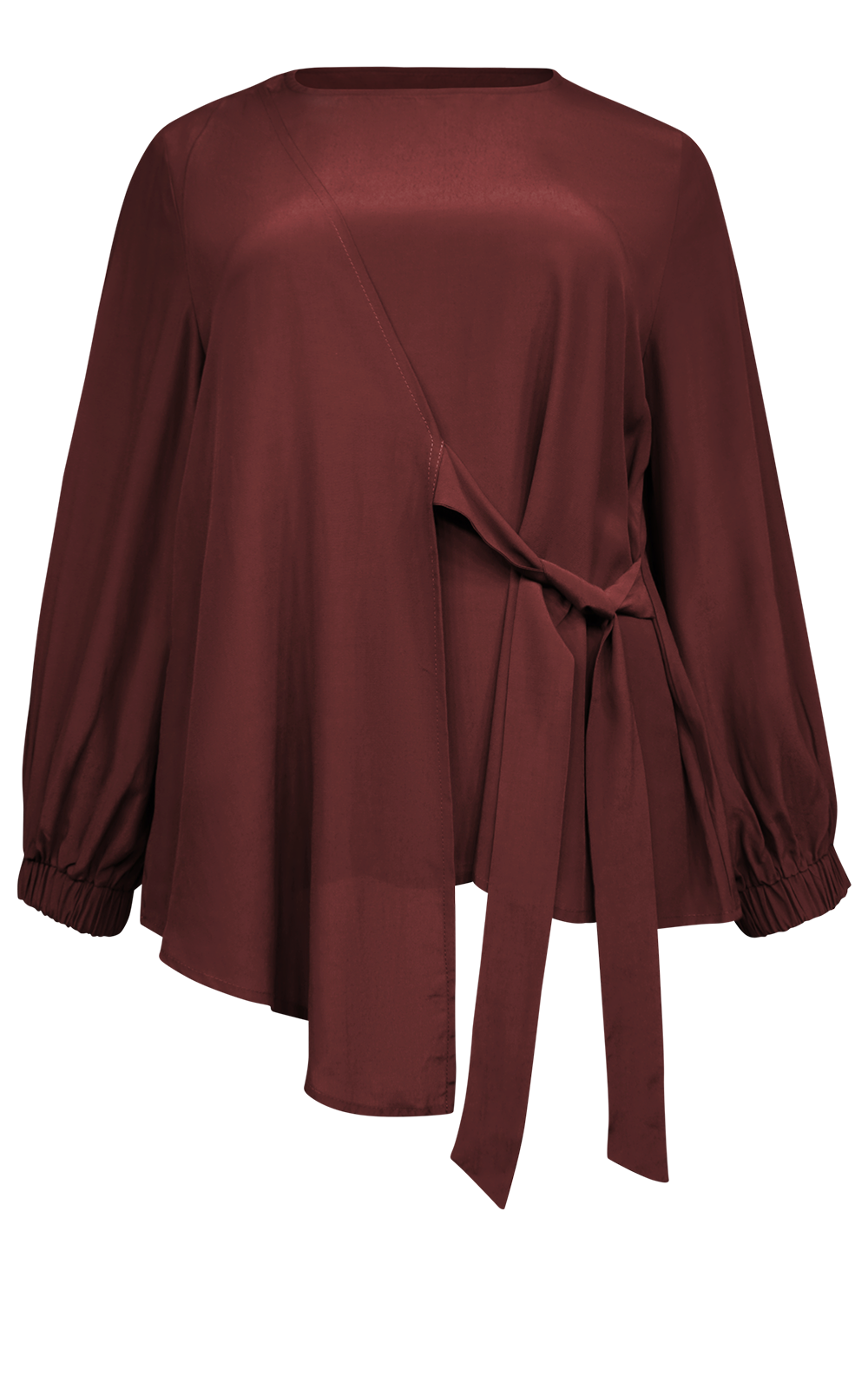 Winslow Wrap Top – Zebrano | Designer Clothing NZ