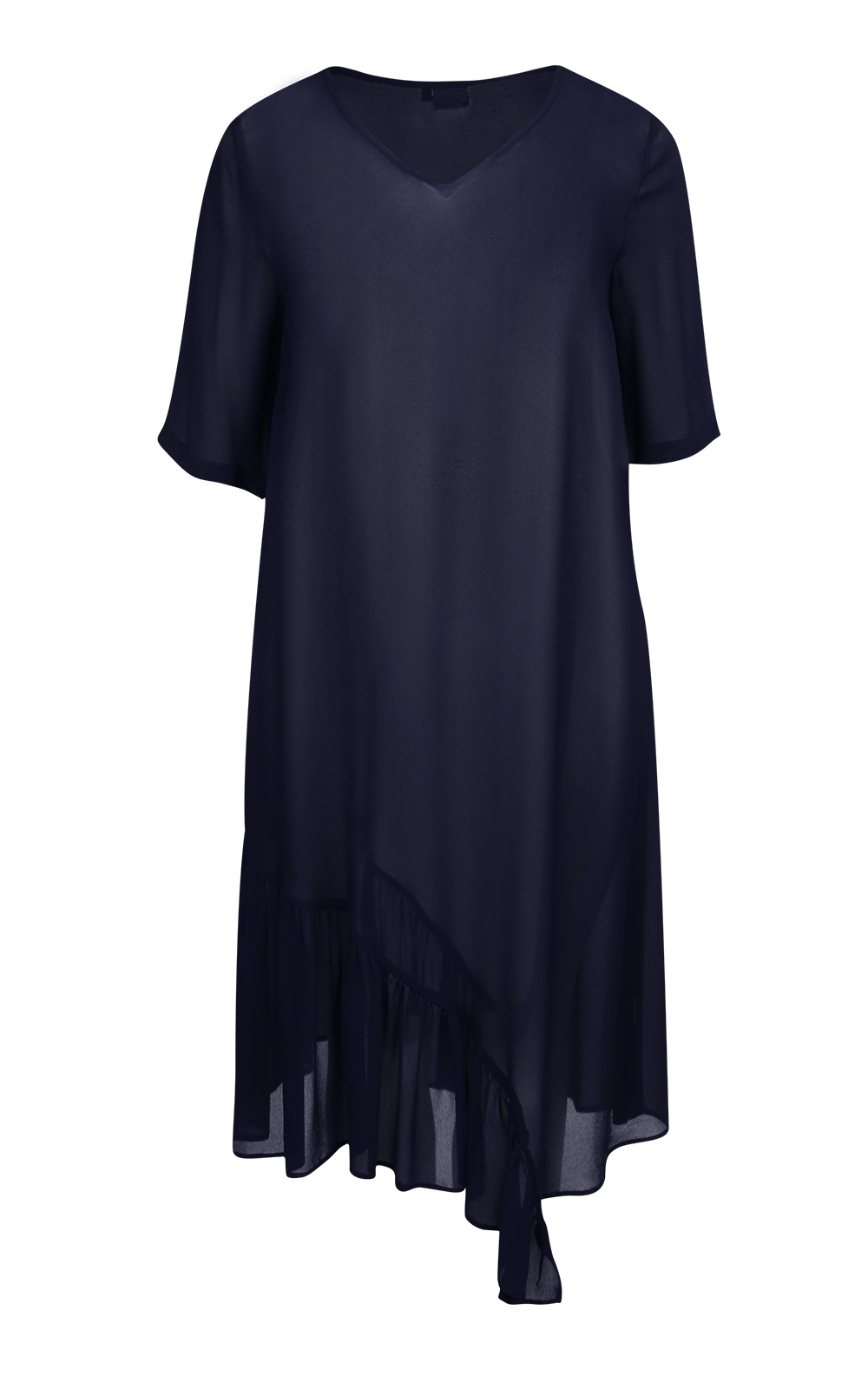 Side Ruffle Dress Zebrano Designer Clothing Nz