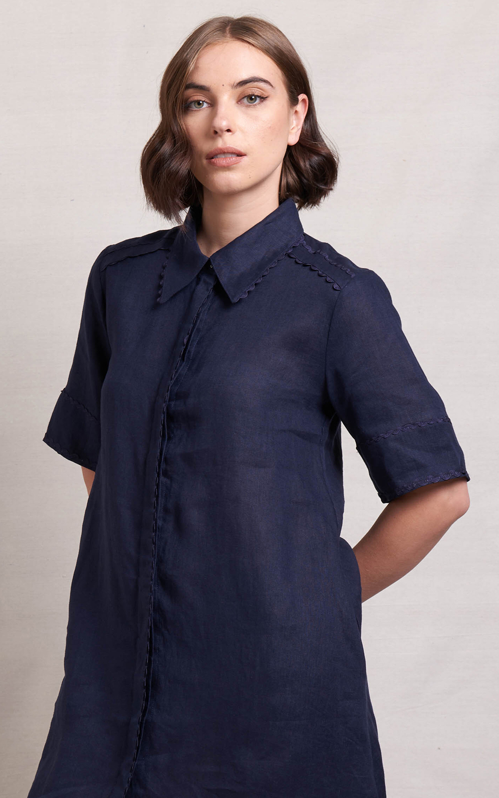 Ric Rac Dress – Zebrano | Designer Clothing NZ