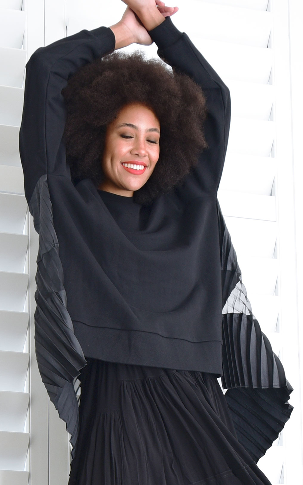 Pleats Meet – Zebrano | Designer Clothing NZ