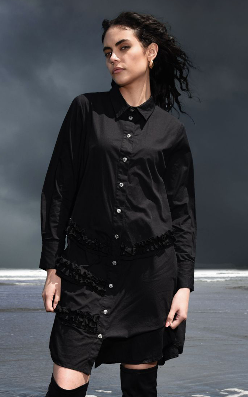 Camera Ready Top – Zebrano | Designer Clothing NZ