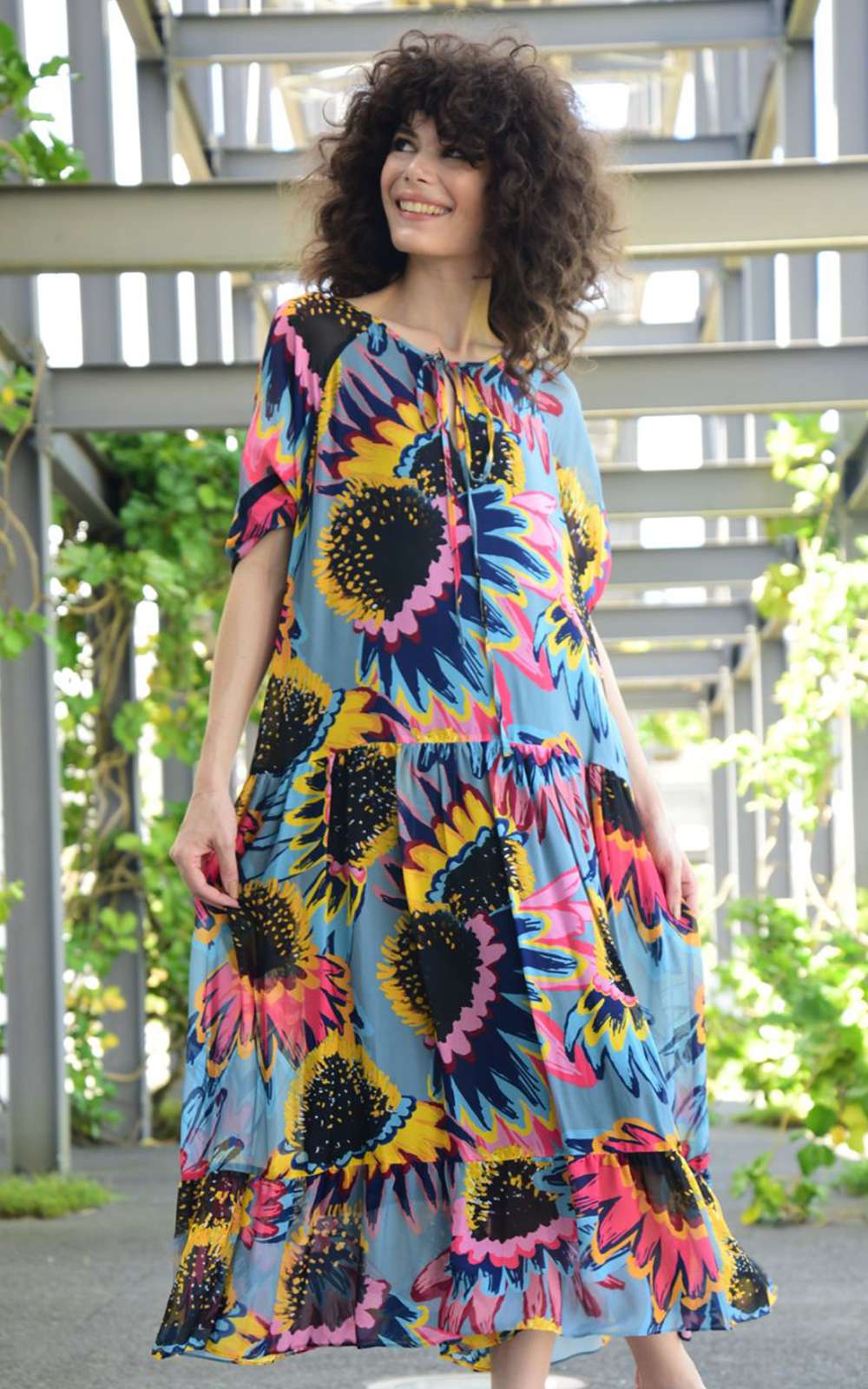 Paint The Town Dress – Zebrano | Designer Clothing NZ