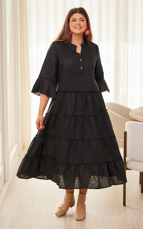 Verona Maxi Dress – Zebrano | Designer Clothing NZ