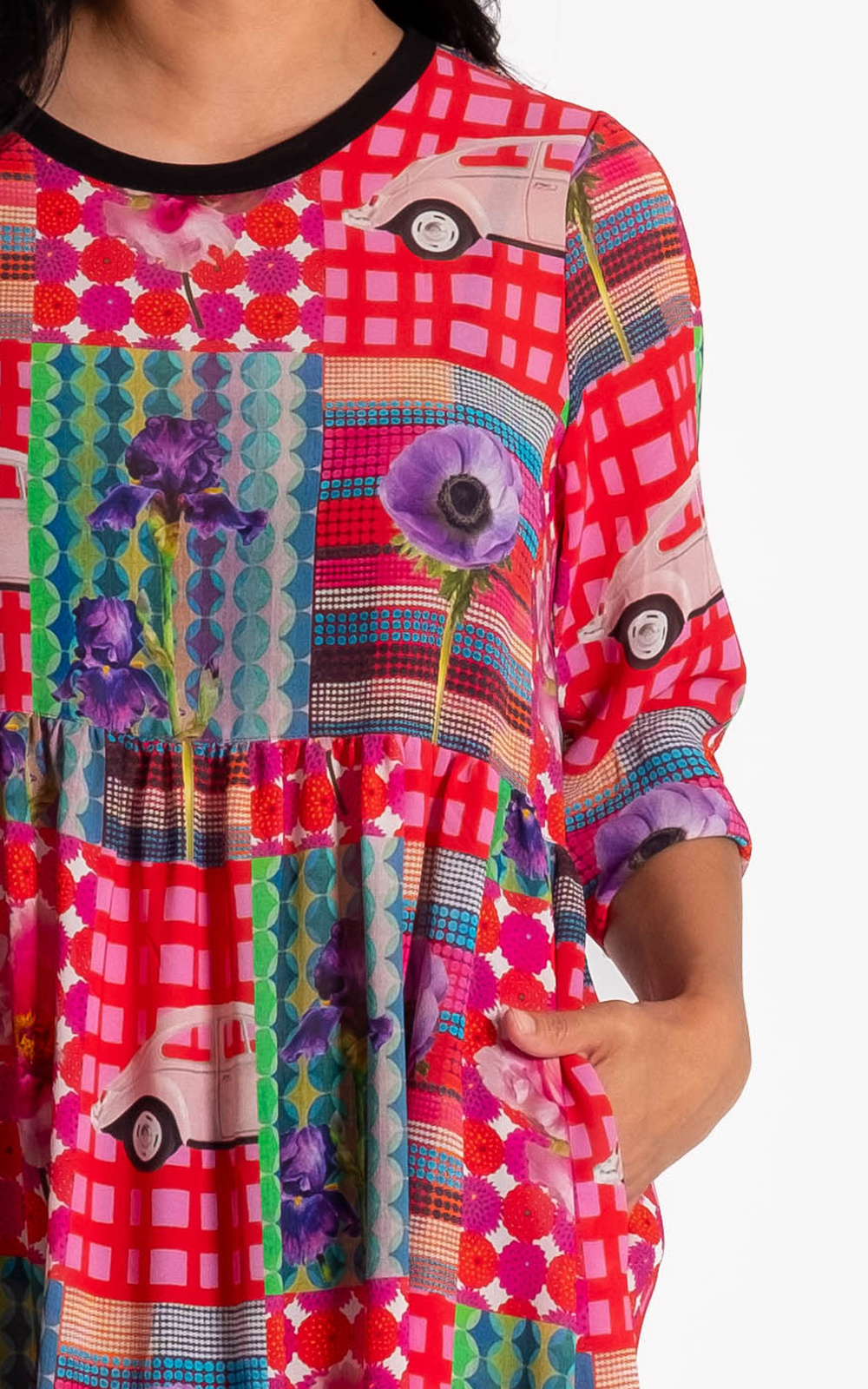 Kylie Dress – Zebrano | Designer Clothing NZ