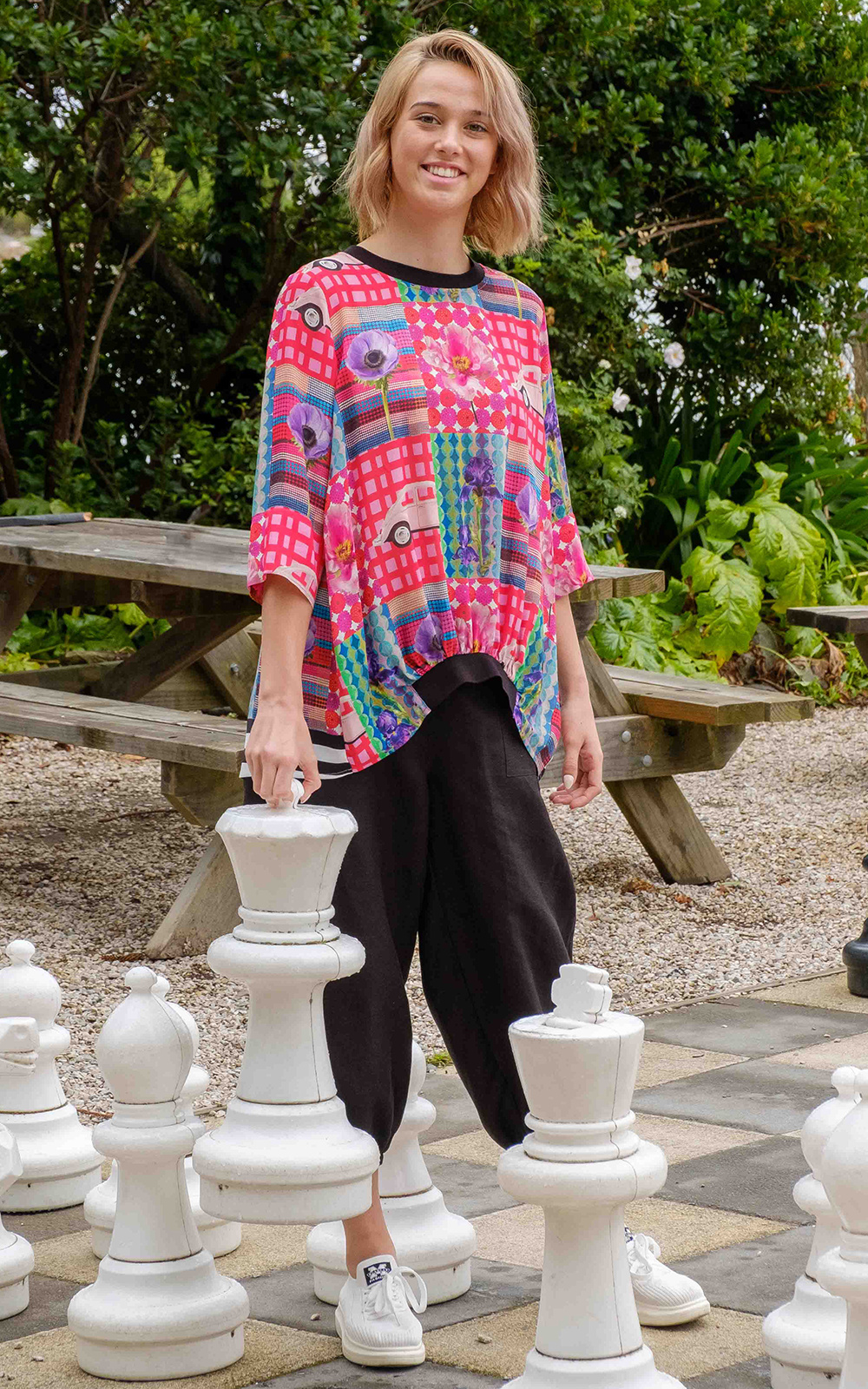 Tori Top – Zebrano | Designer Clothing NZ