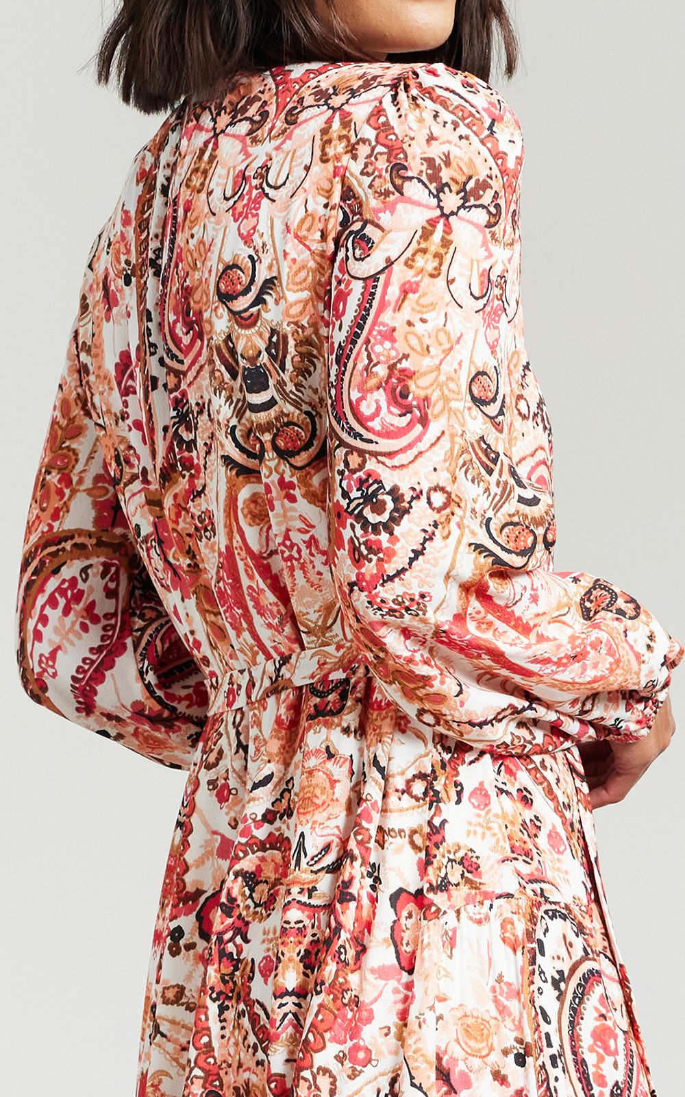 Eden Dress In Arabella – Zebrano | Designer Clothing NZ