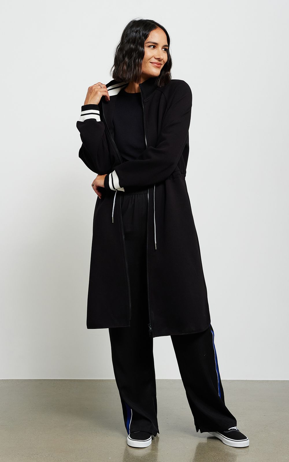 Nova Coatigan – Zebrano | Designer Clothing NZ