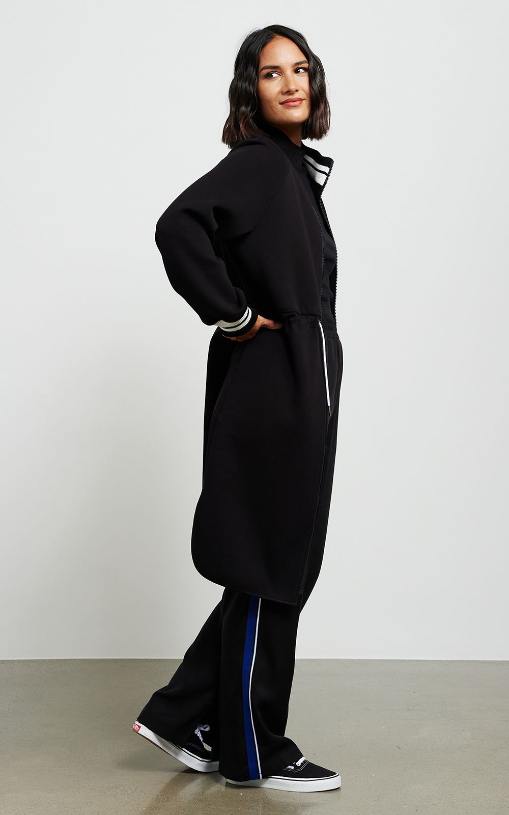 Nova Coatigan – Zebrano | Designer Clothing NZ