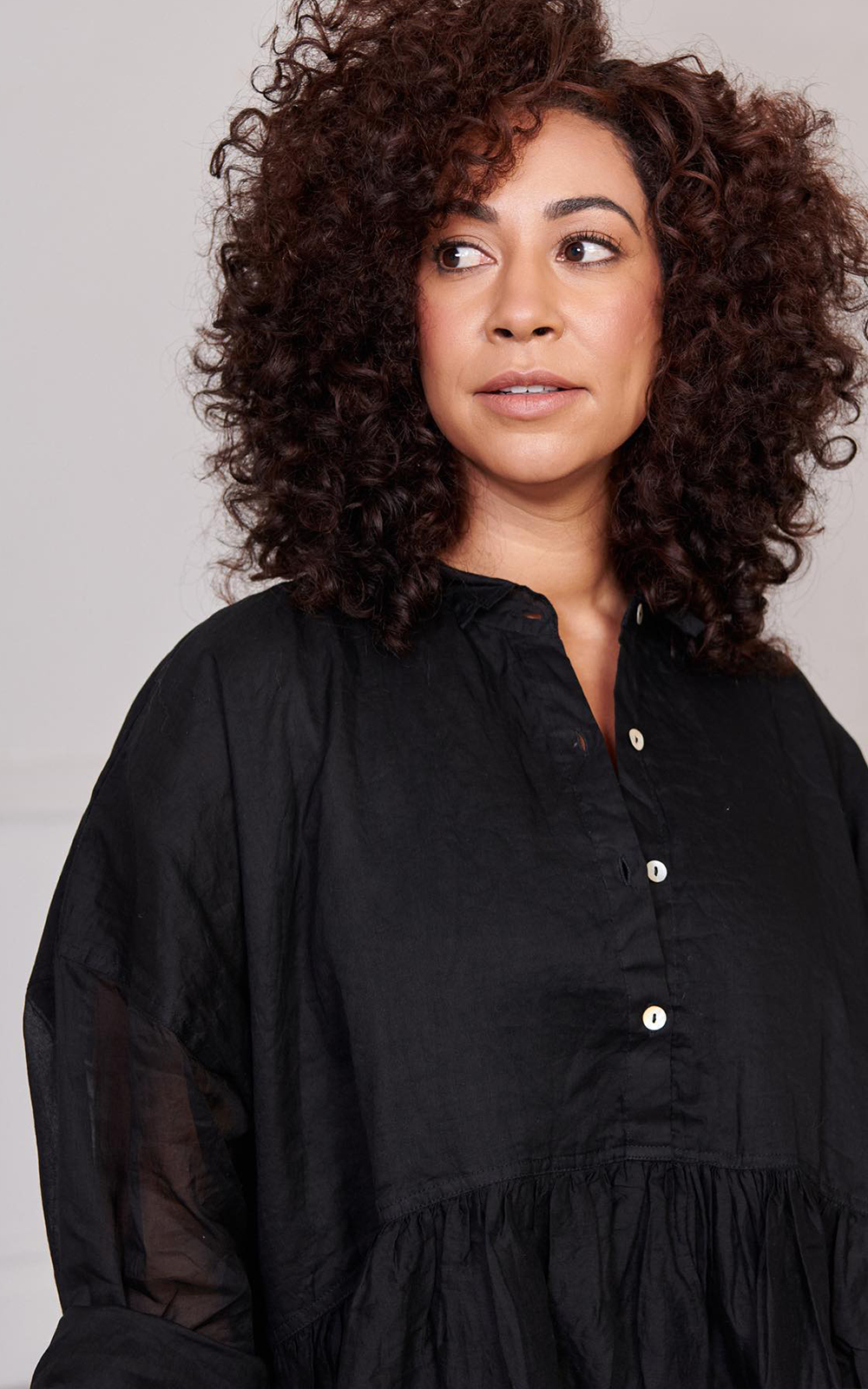 Edith Dress In Cotton Organdy – Zebrano | Designer Clothing NZ