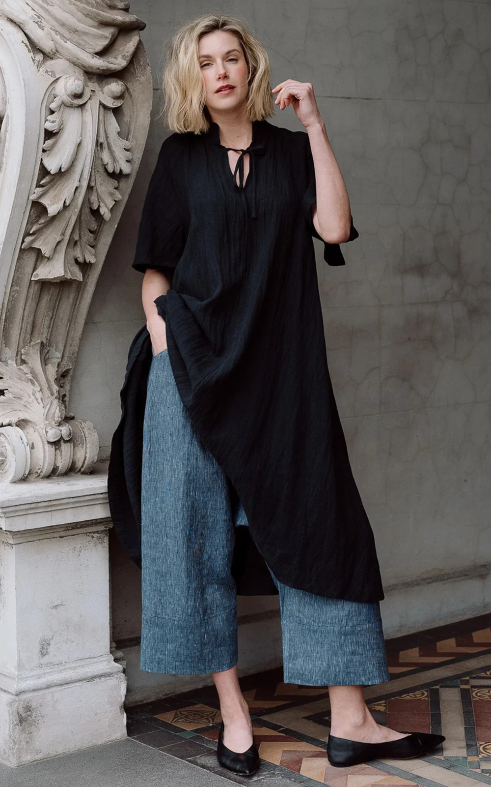 Gaynor Dress – Zebrano | Designer Clothing NZ