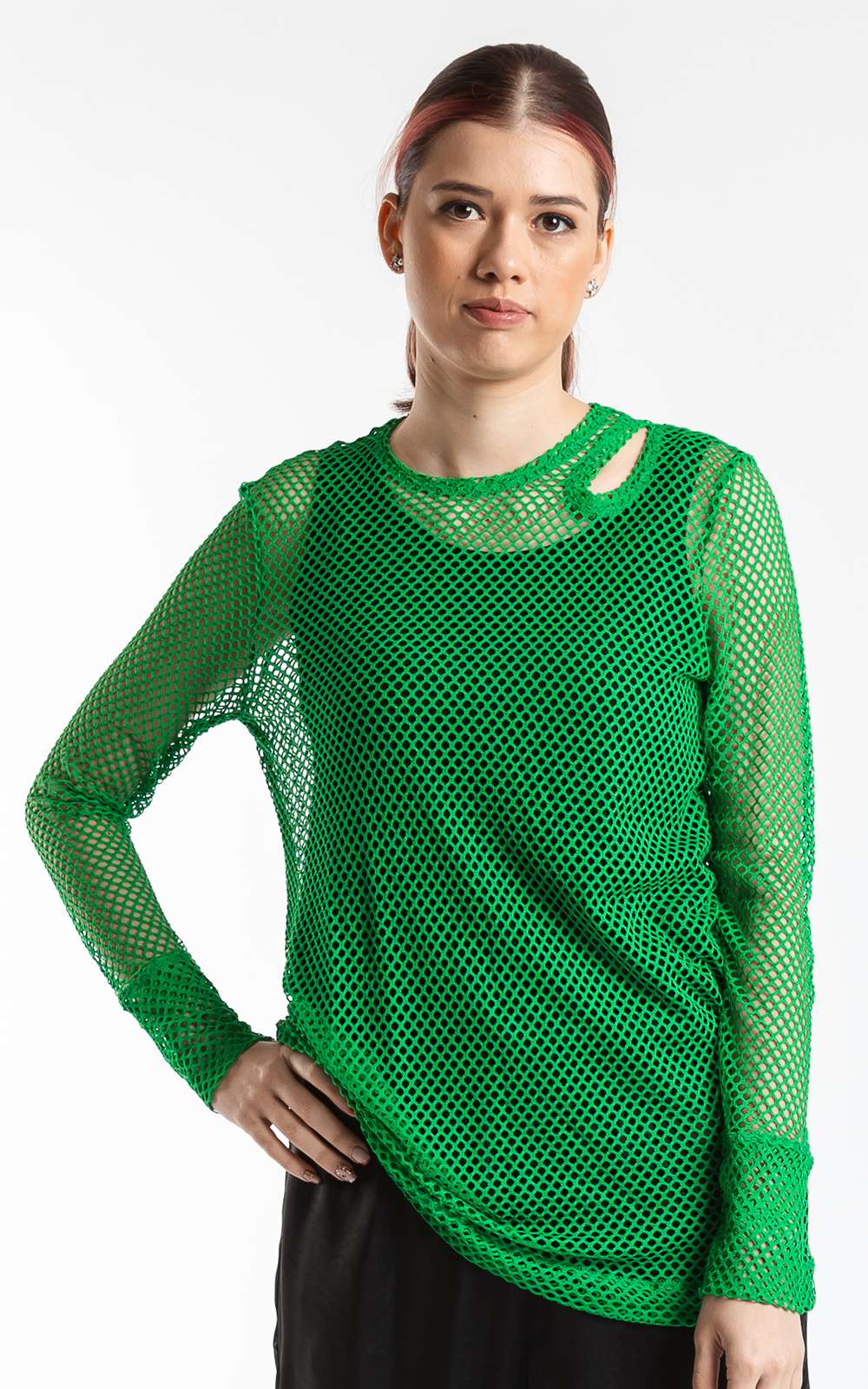 Cut Shoulder Skin Top – Zebrano | Designer Clothing NZ