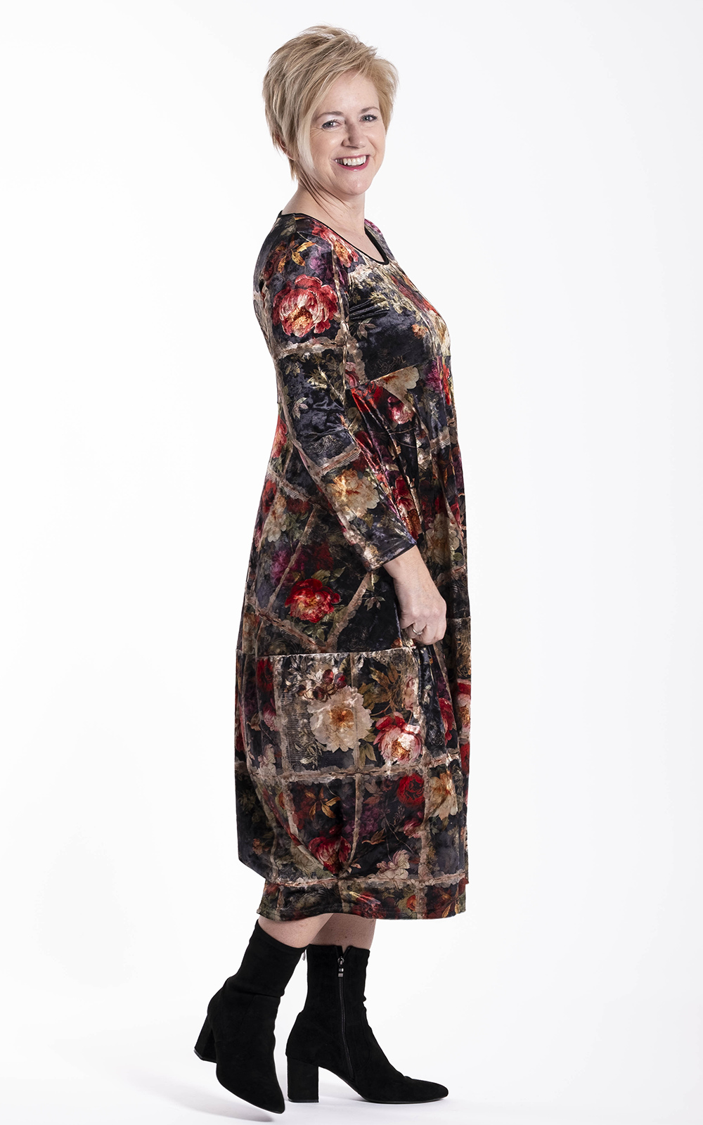 Sanderson Dress – Zebrano | Designer Clothing NZ