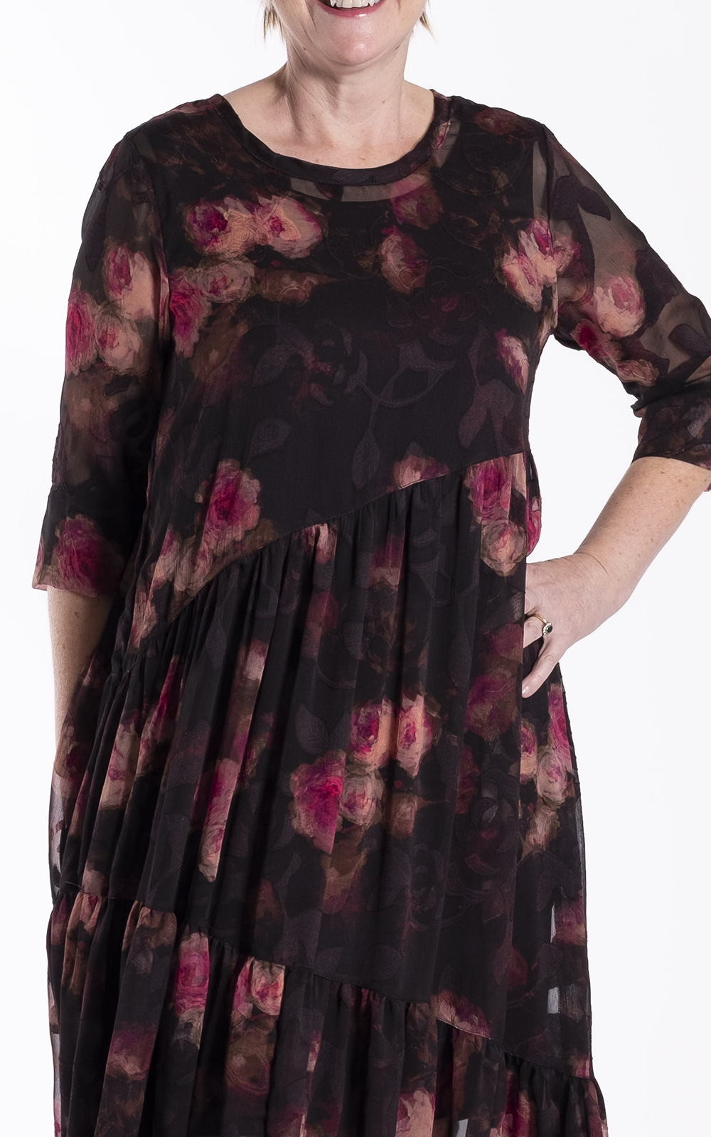 Angled Dress – Zebrano | Designer Clothing NZ