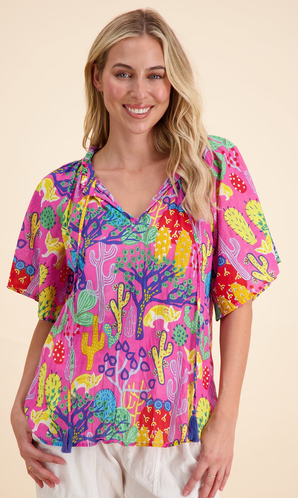 Foxy Top – Zebrano | Designer Clothing NZ