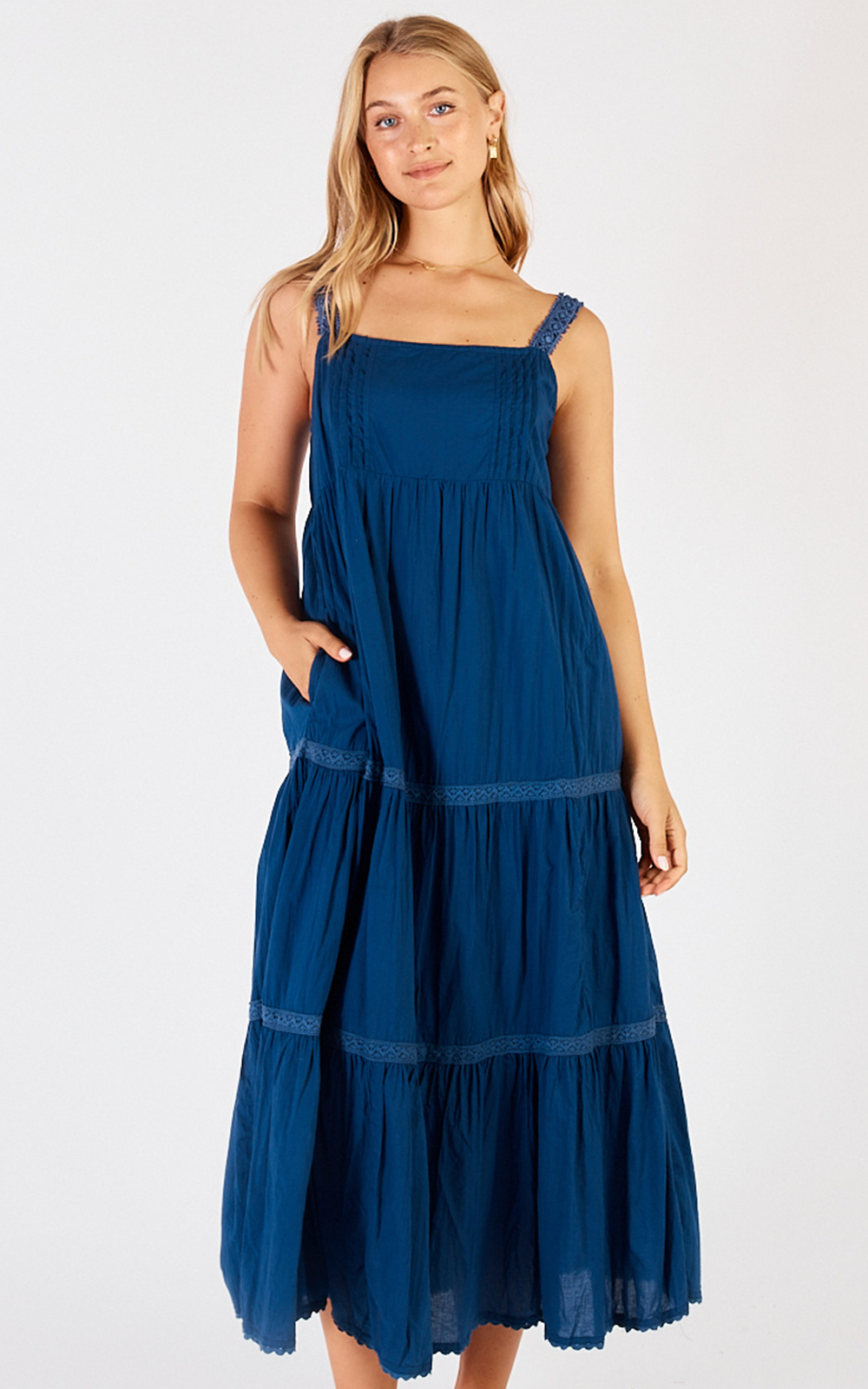 Cabin Stitched A-Line Jumper – Zebrano | Designer Clothing NZ